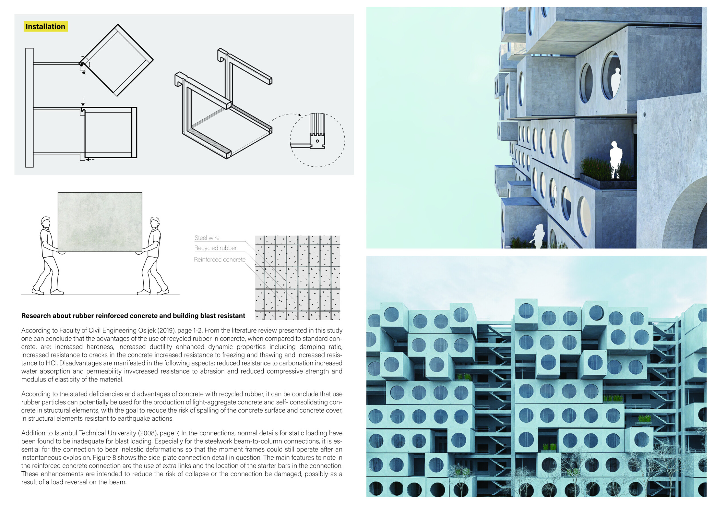 Architecture project // Recycled Rubber-Powered Structure with ...