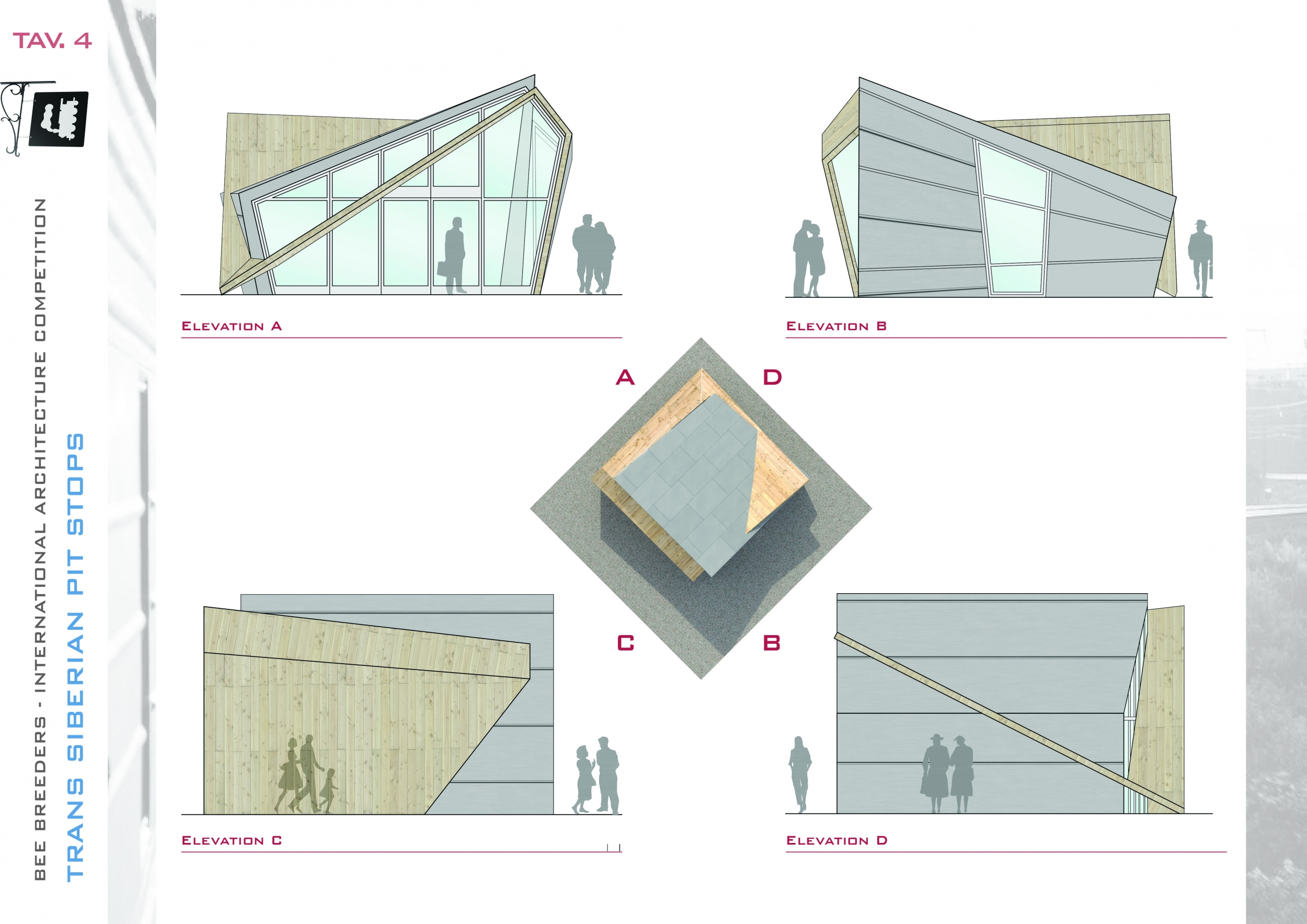 Architecture project // Weathered Zinc and Larch Create a Community Hub ...