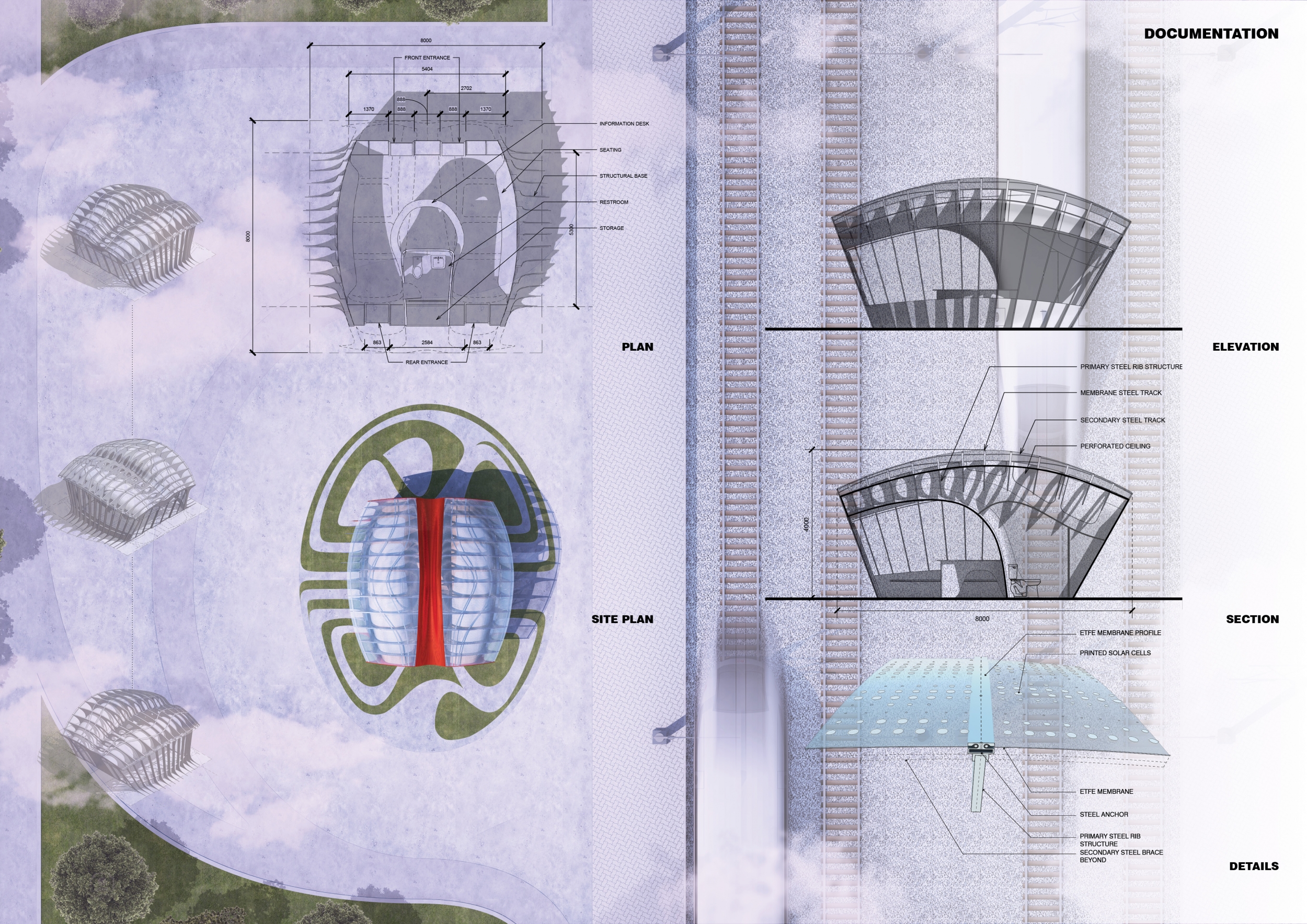 Architecture project // Solar-Powered Etfe Structures Embracing ...