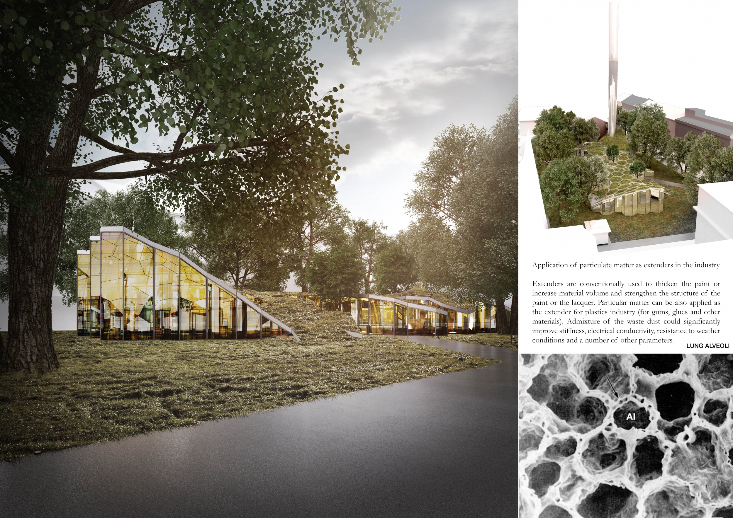 Architecture project // Electrostatic Air Filtration Within Charred ...