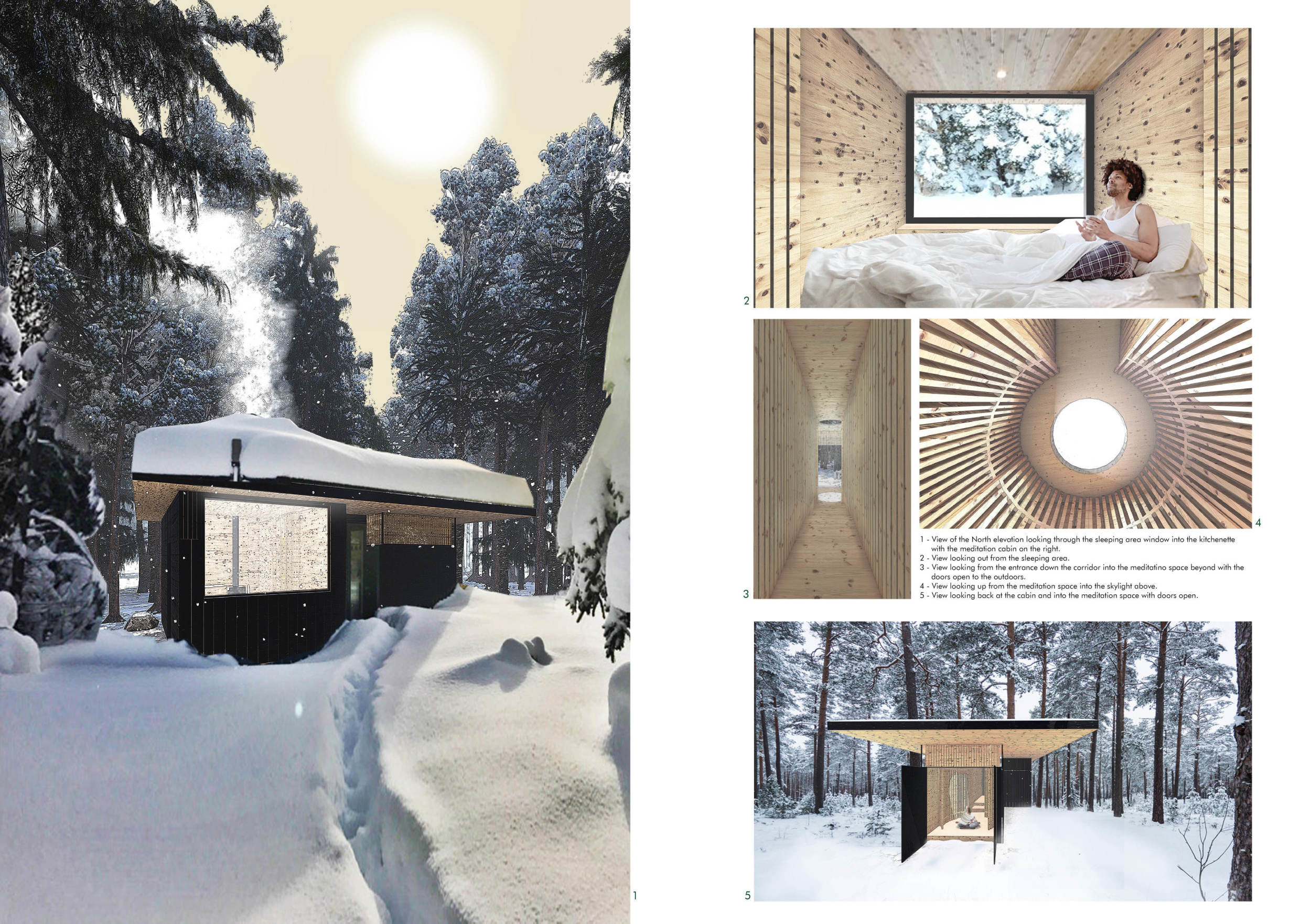 Architecture project // Circular Meditation Space Crafted from Swiss ...