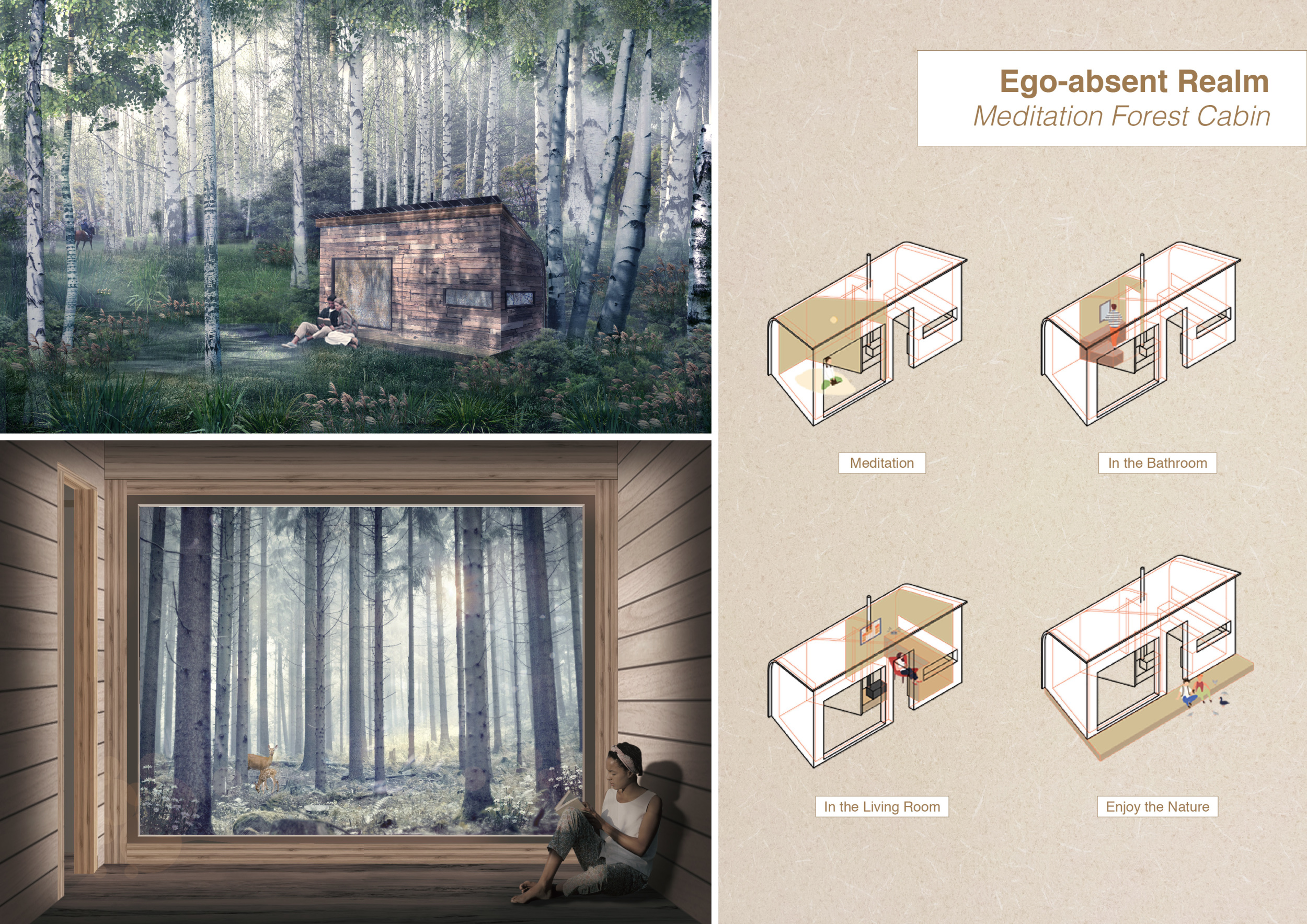Architecture project // Birch-Bark Shelter with Thatch Insulation in a ...
