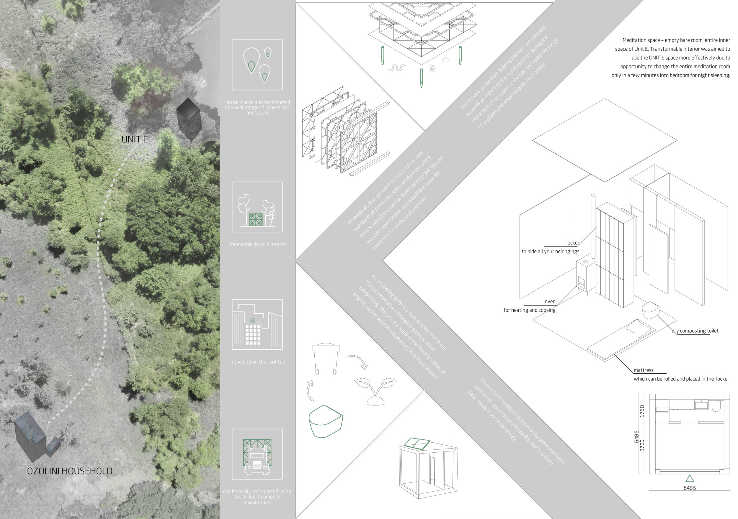 Architecture project // Cubic Retreat Crafted from Wood with Geo Screw ...