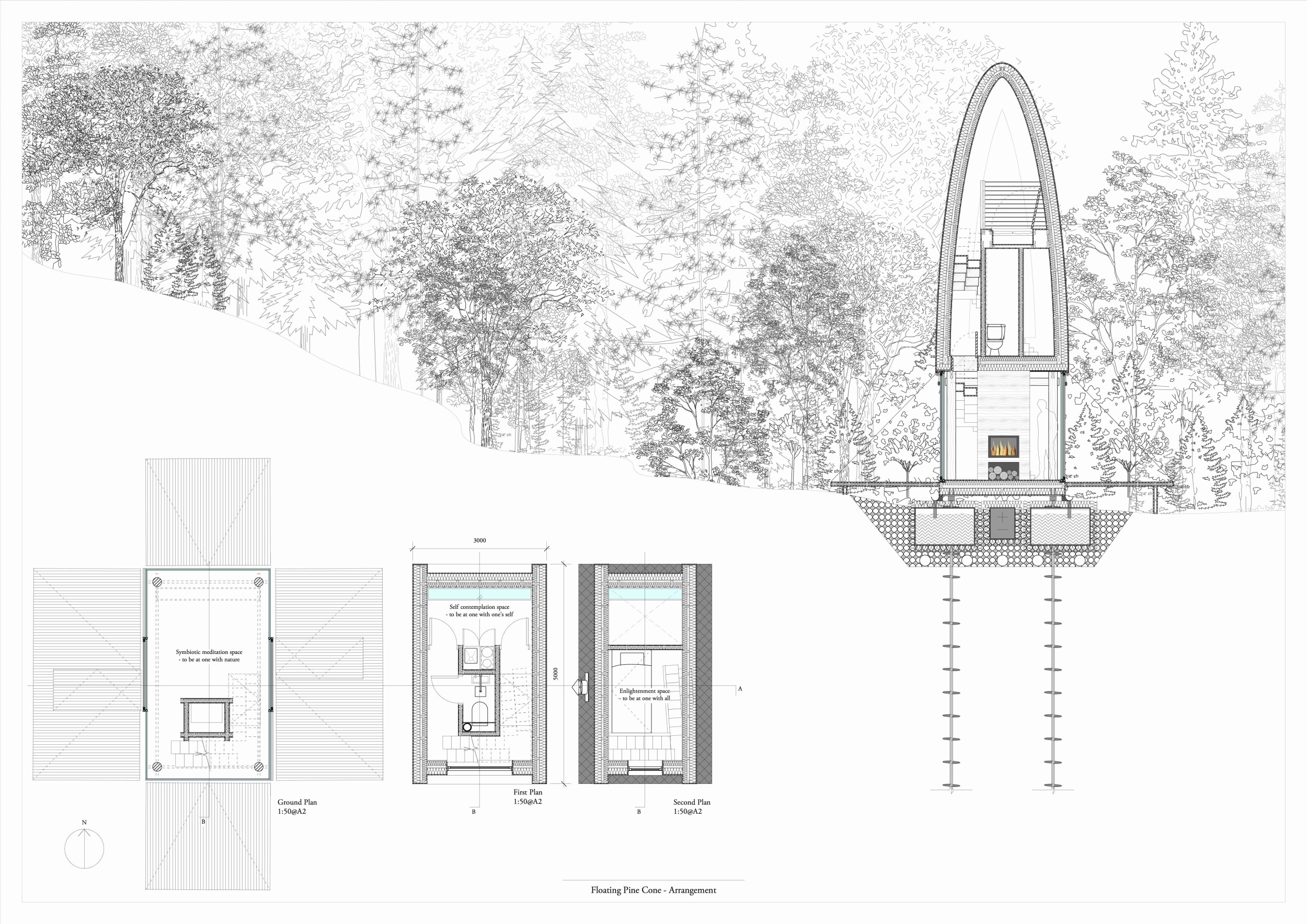 Architecture project // Elevated Structure Crafted from Recycled ...