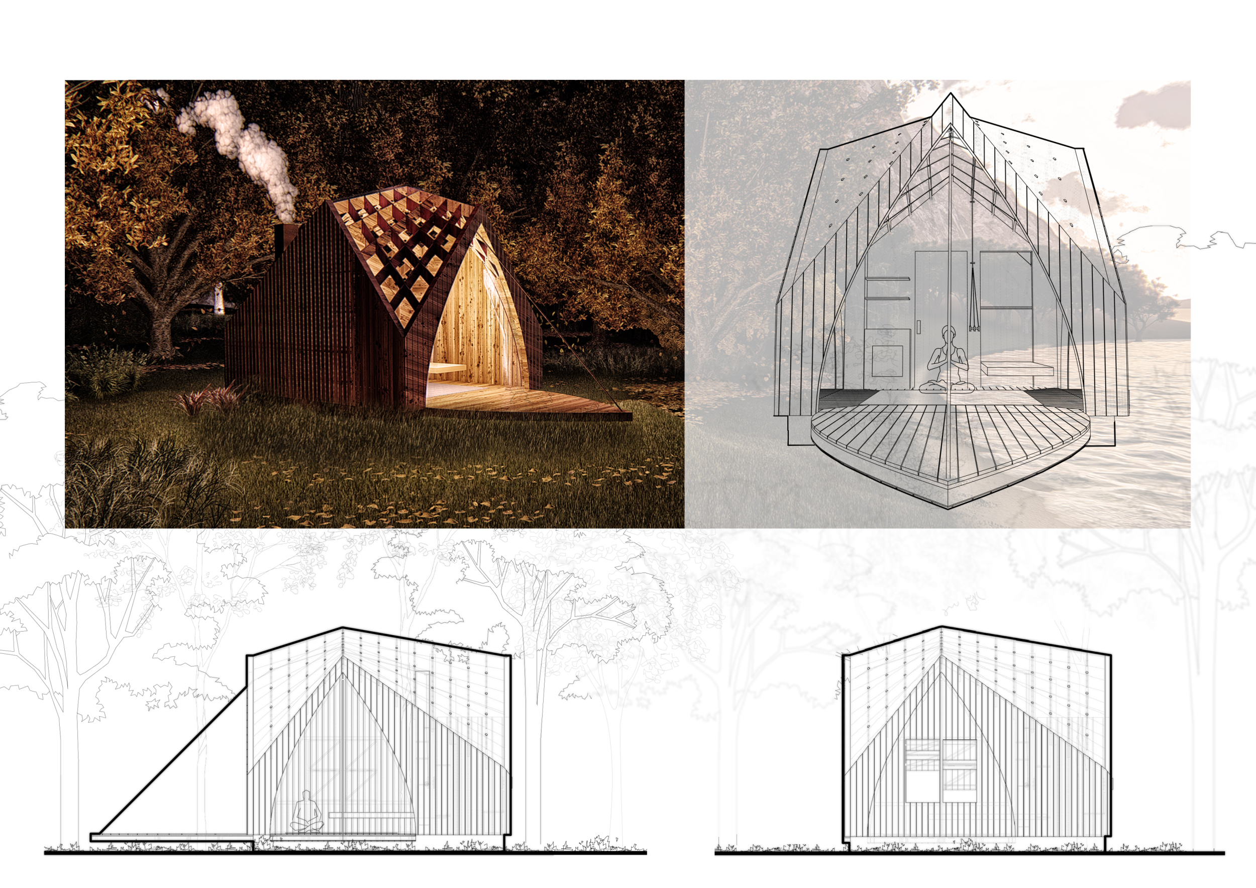 Architecture project // Lotus Flower Inspired Space with Operable Walls ...