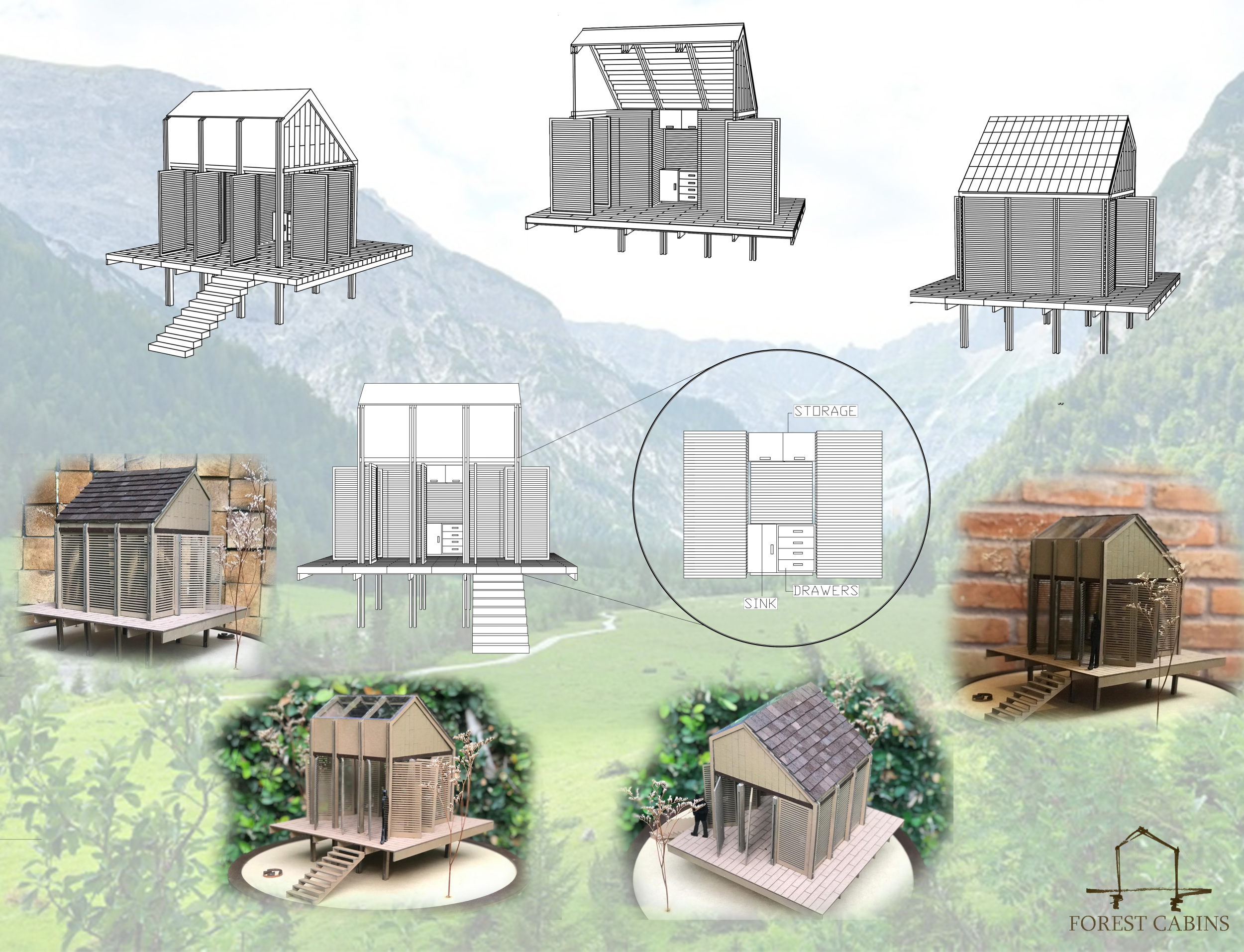 Architecture project // Pivoting Doors and High-Density Insulation in ...