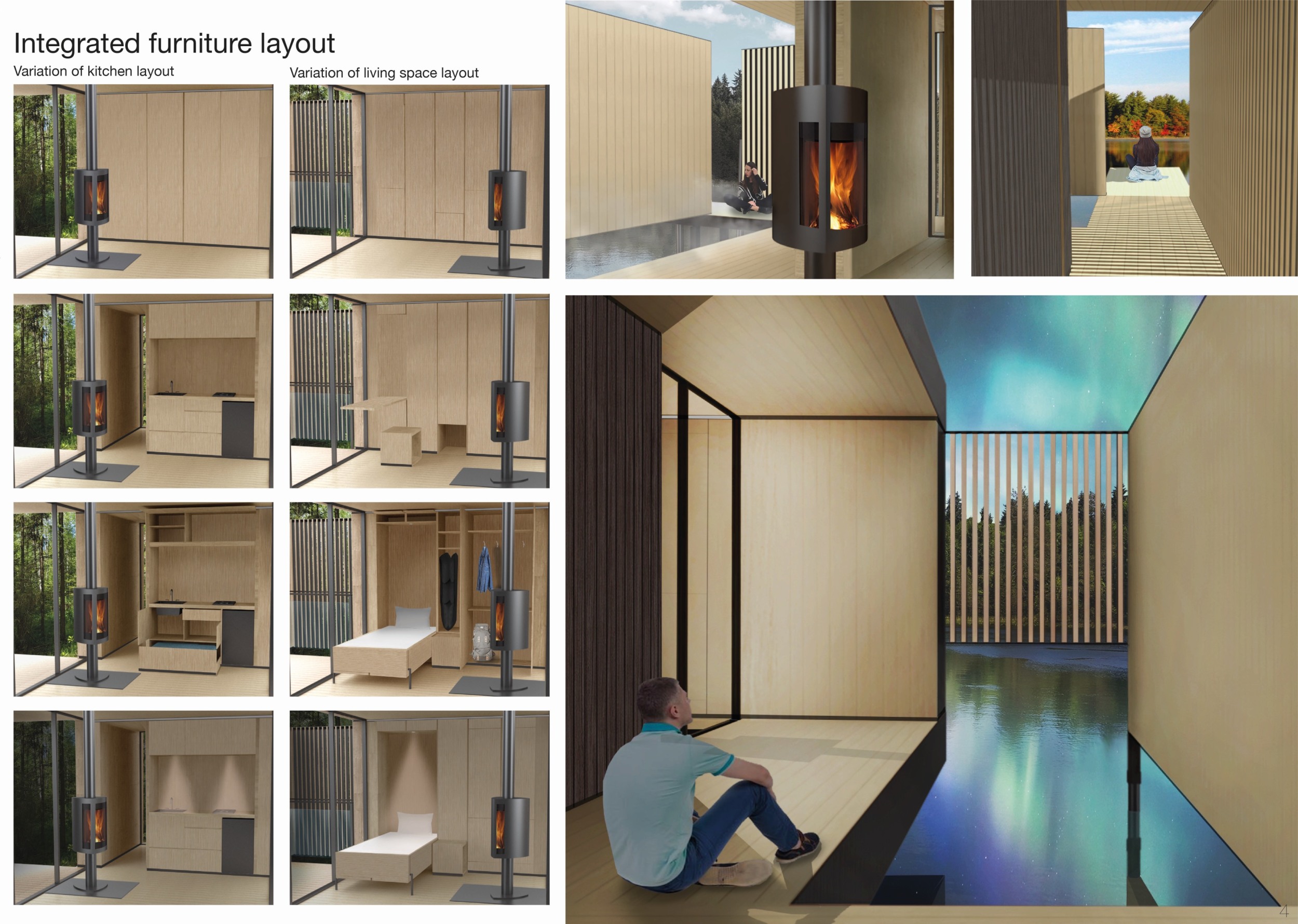 Architecture project // Burnt Wood Cladding Meets Hollow Joint Design ...