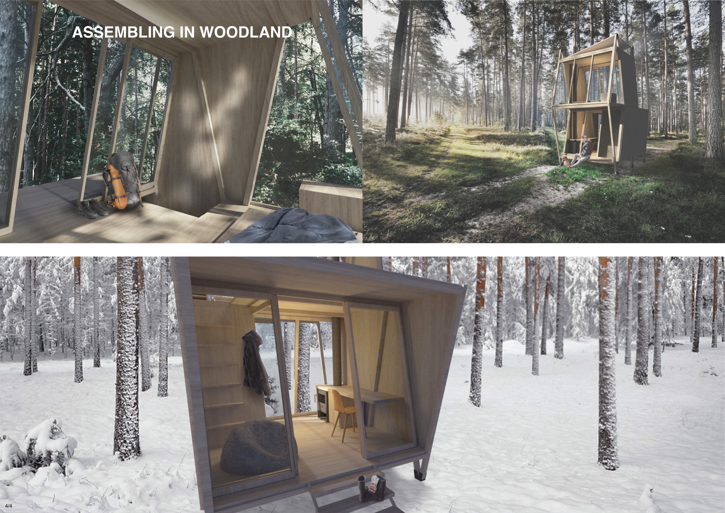 Architecture project // Timber Canopy Retreat Embracing Natural Light ...