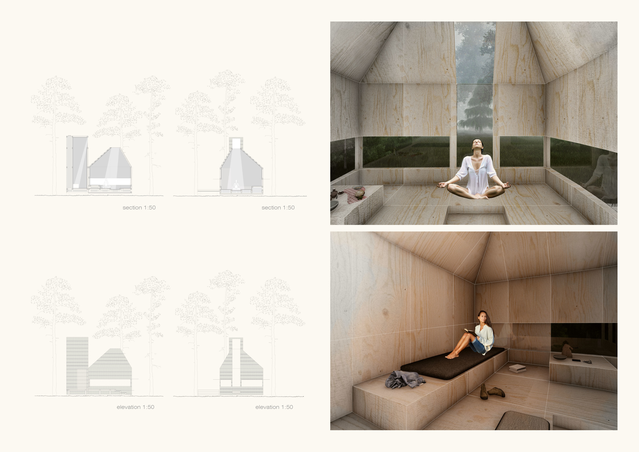 Architecture project // Elevated Veranda with Hay-Thatched Roof for ...