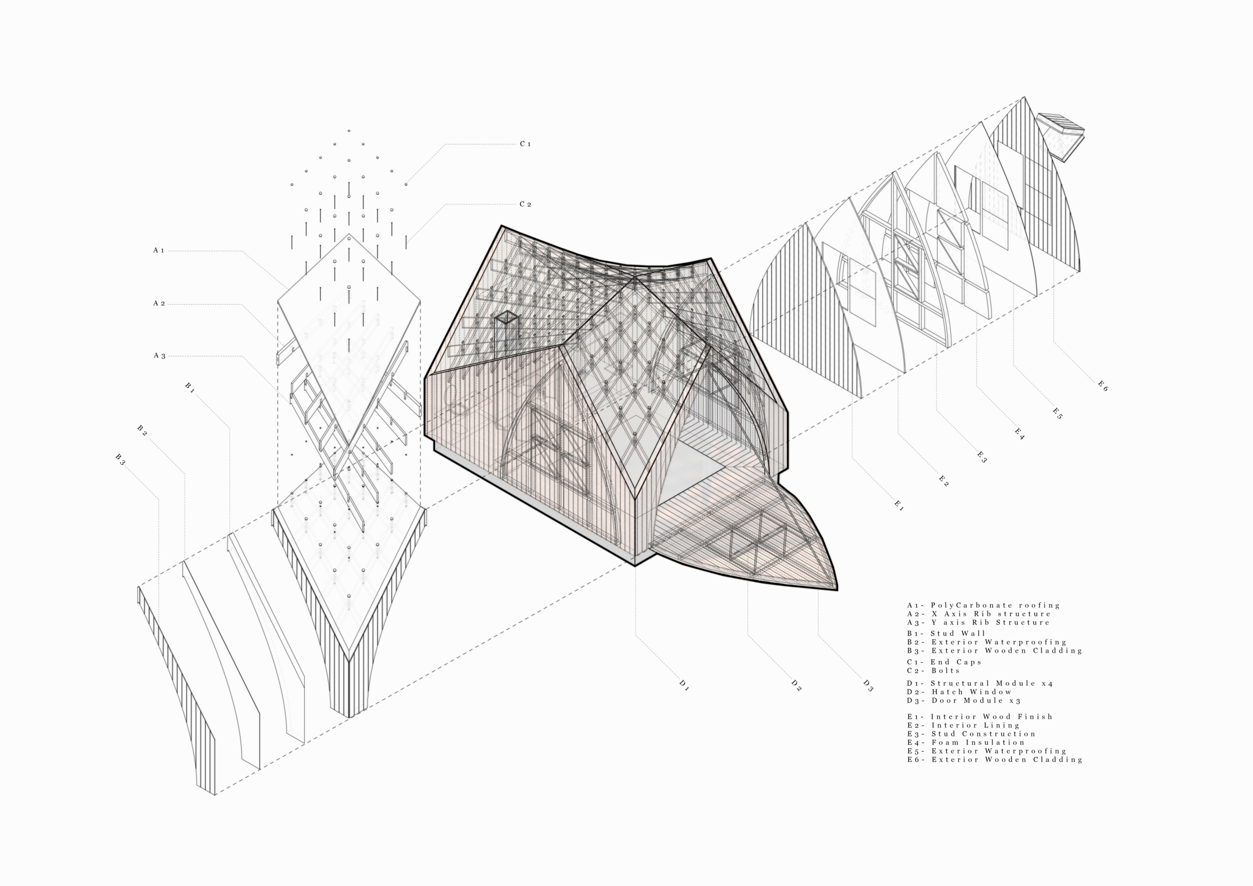 Architecture project // Lotus Flower Inspired Space with Operable Walls ...