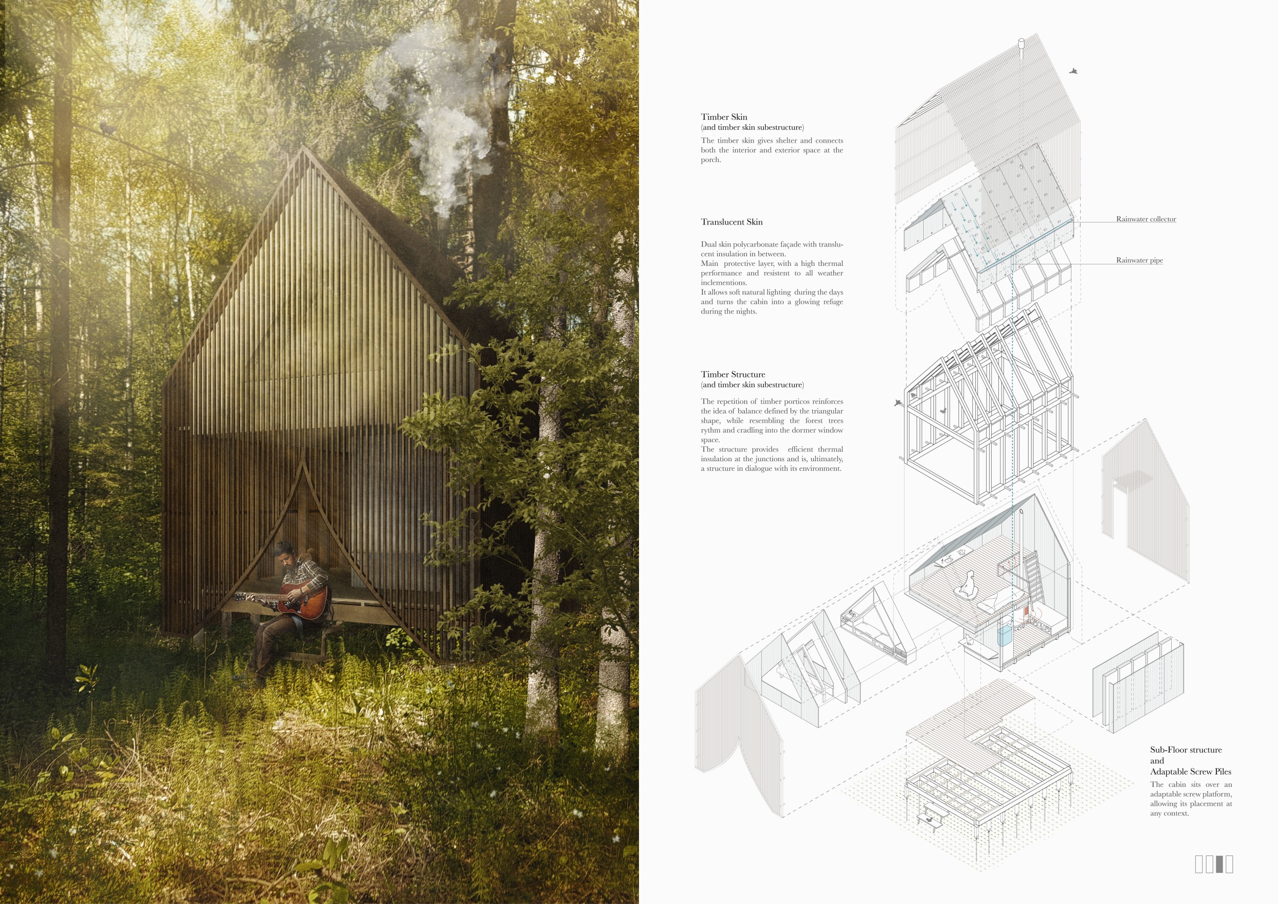 Architecture project // Translucent Envelope and Timber Skin Create a ...