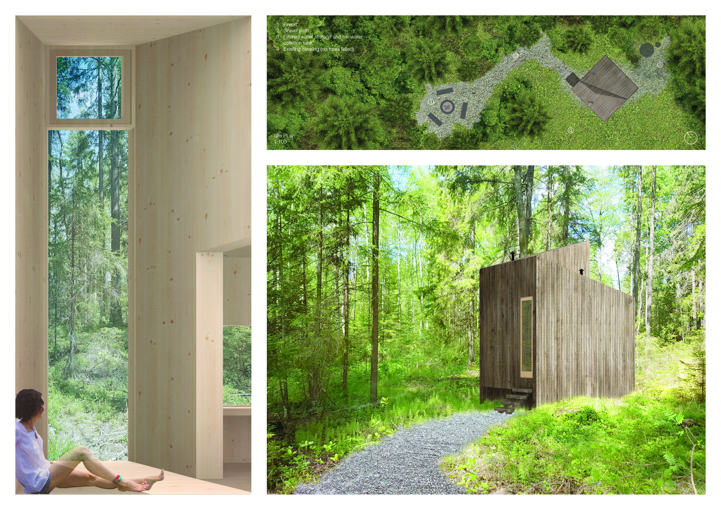 Architecture project // Elevated Spaces with Natural Pine and Diagonal ...