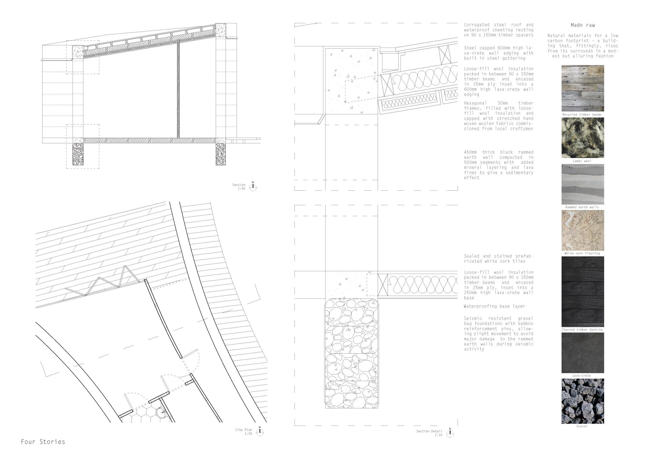 Architecture project // Rammed Earth Walls Framing Views of Myvatn Lake ...