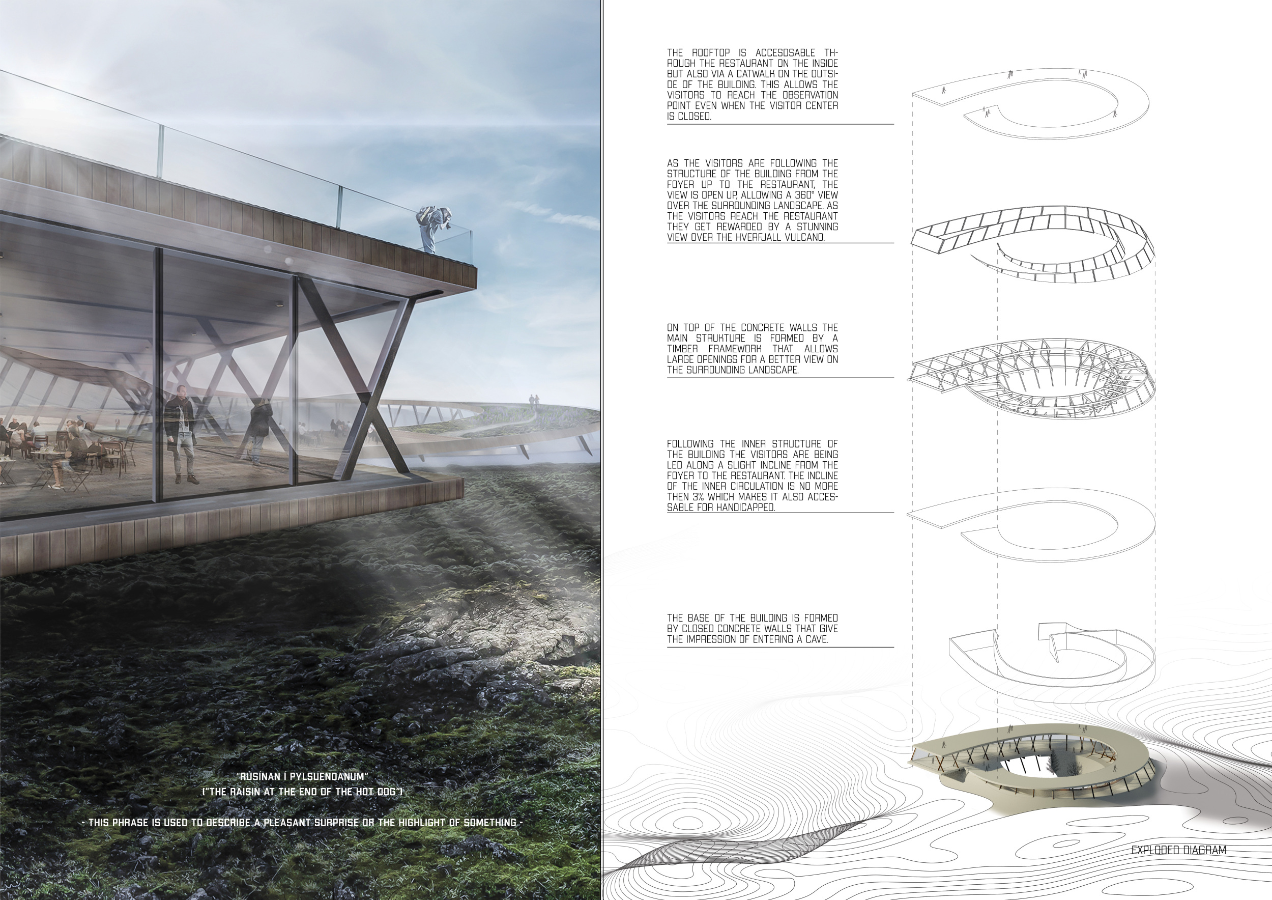 Architecture project // Cave-Like Structure with Timber Framework ...