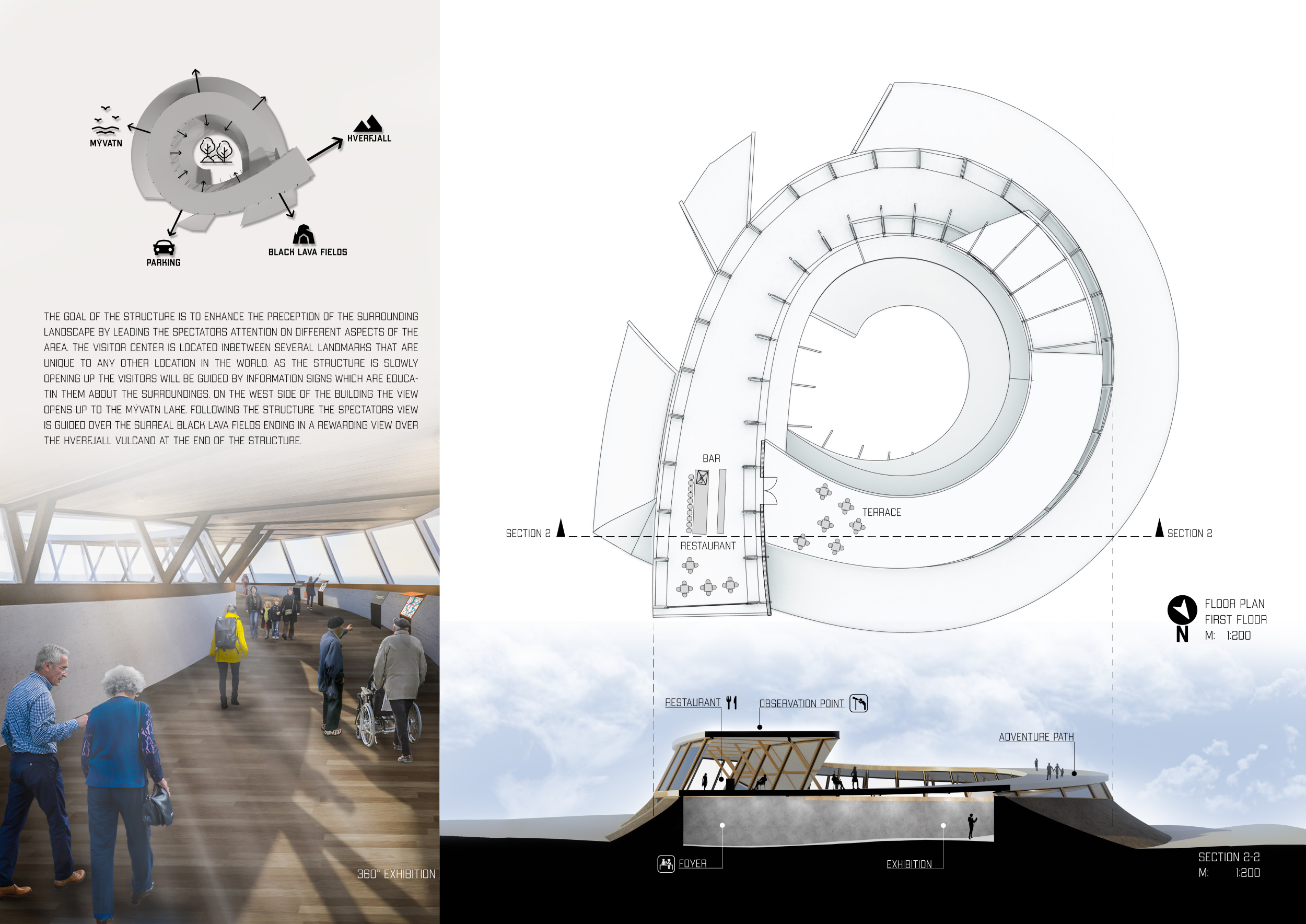 Architecture project // Cave-Like Structure with Timber Framework ...