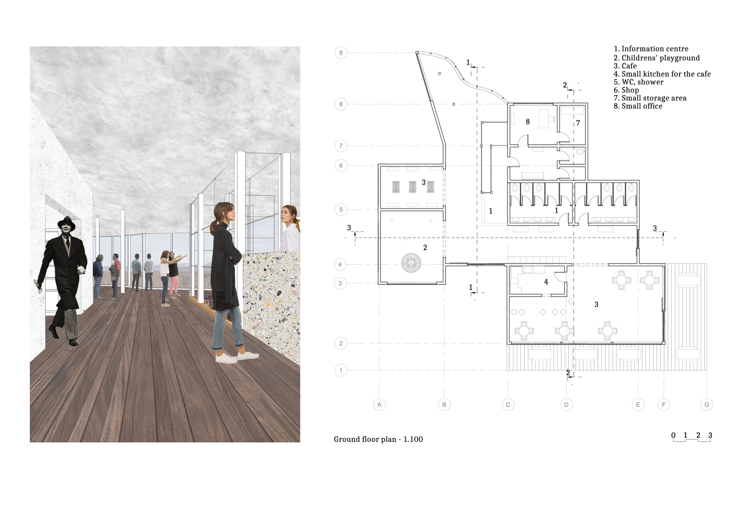 Architecture project // Connecting Landscape Through Large Windows in a ...