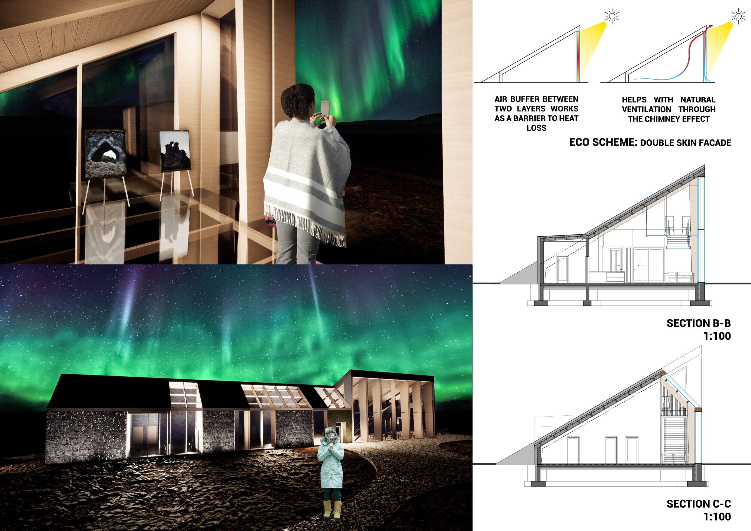Architecture project // Magmatic Rocks and Green Roofs in a Community ...