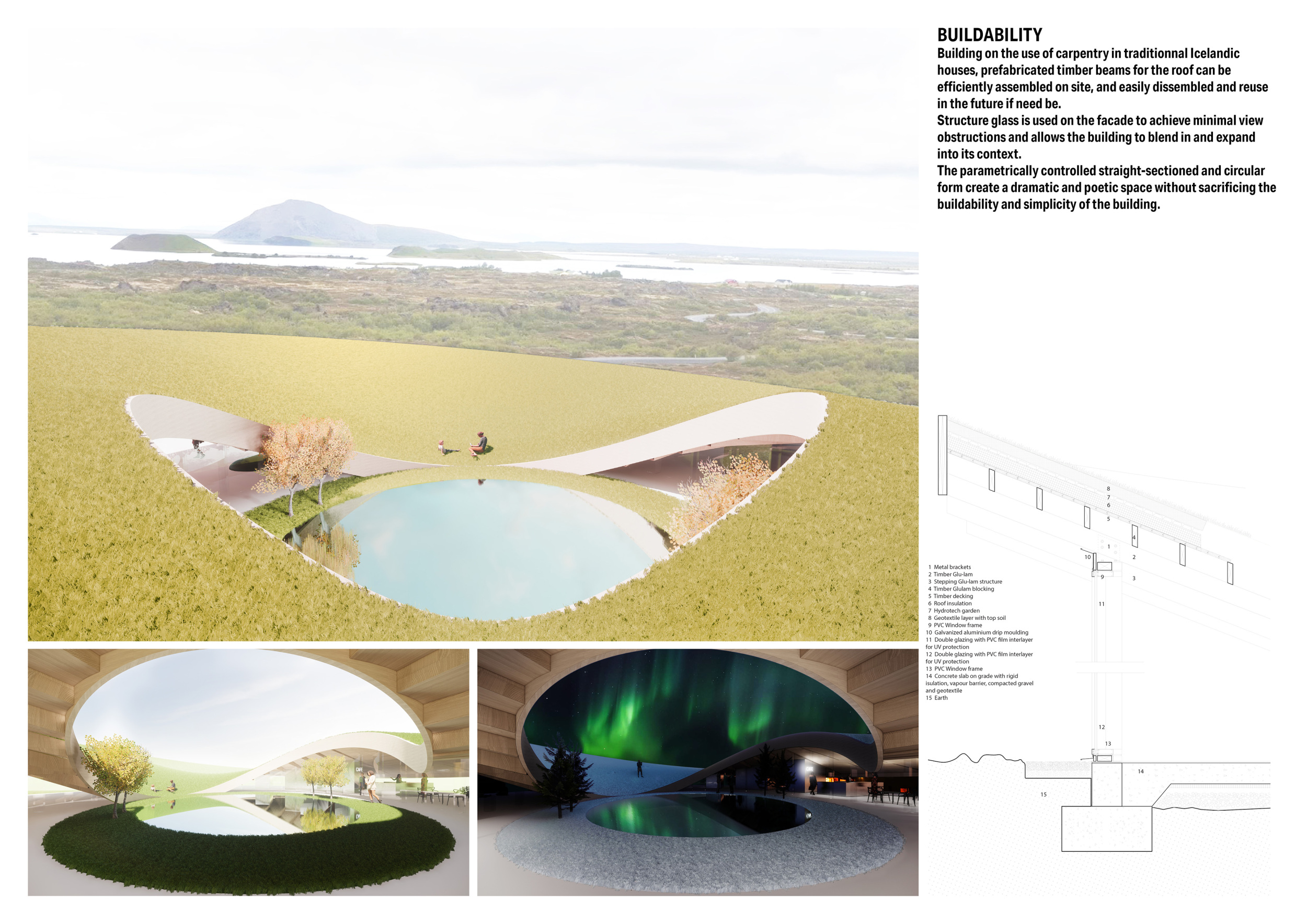 Architecture project // Timber Structure with Hydrotech Garden ...