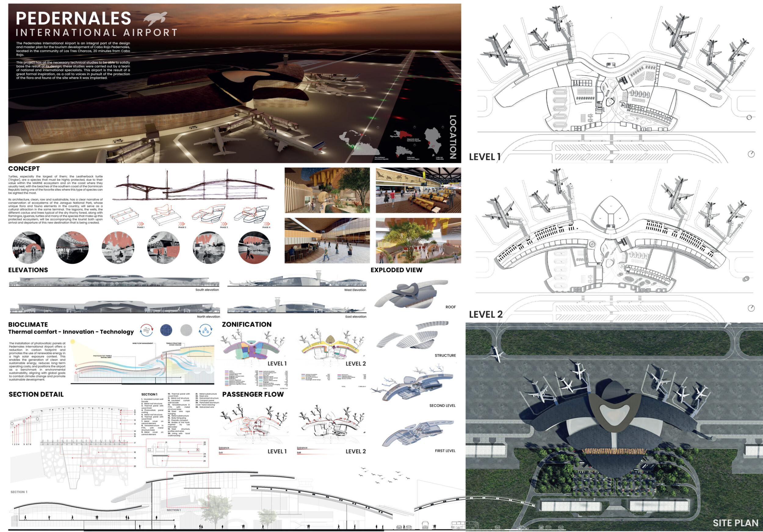 Architecture project // Biomimetic Terminal with Engineered Wood and ...