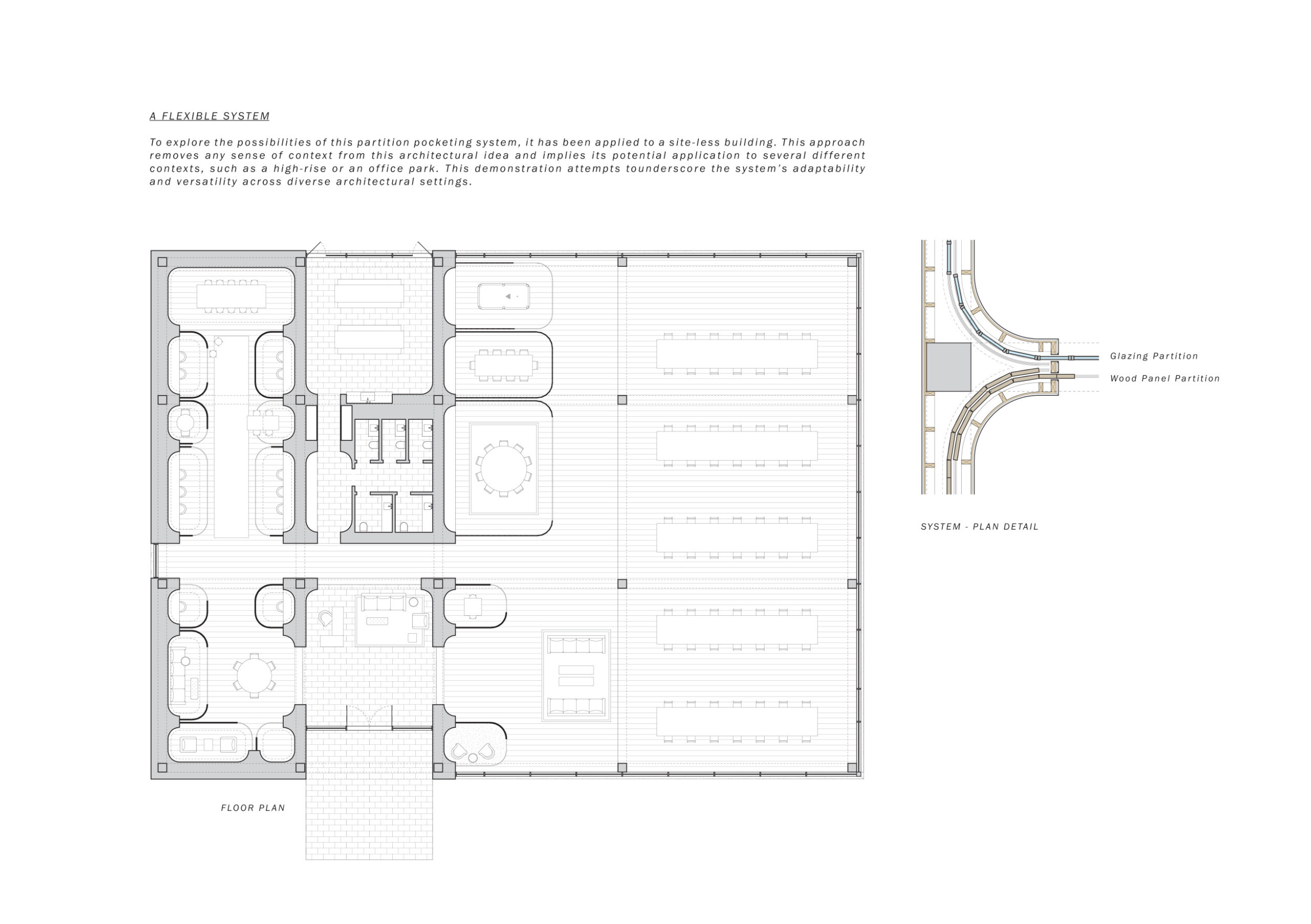 Architecture project // Charred Wooden Shingles and Glass Partitions in ...