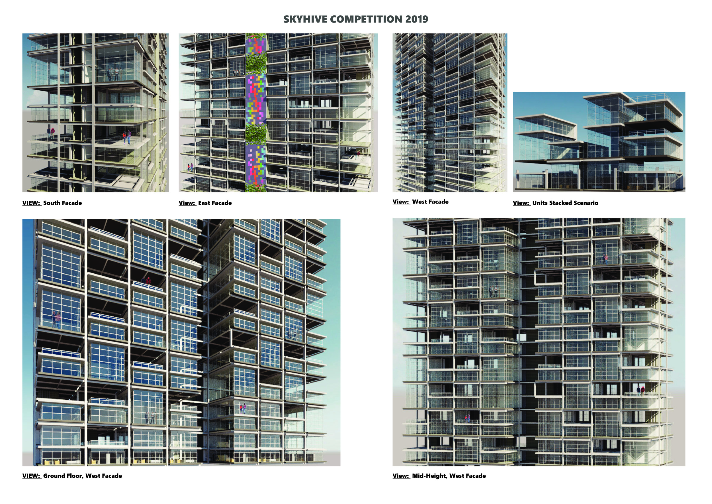 Architecture project // Steel Frame Community Units with Outdoor Access ...