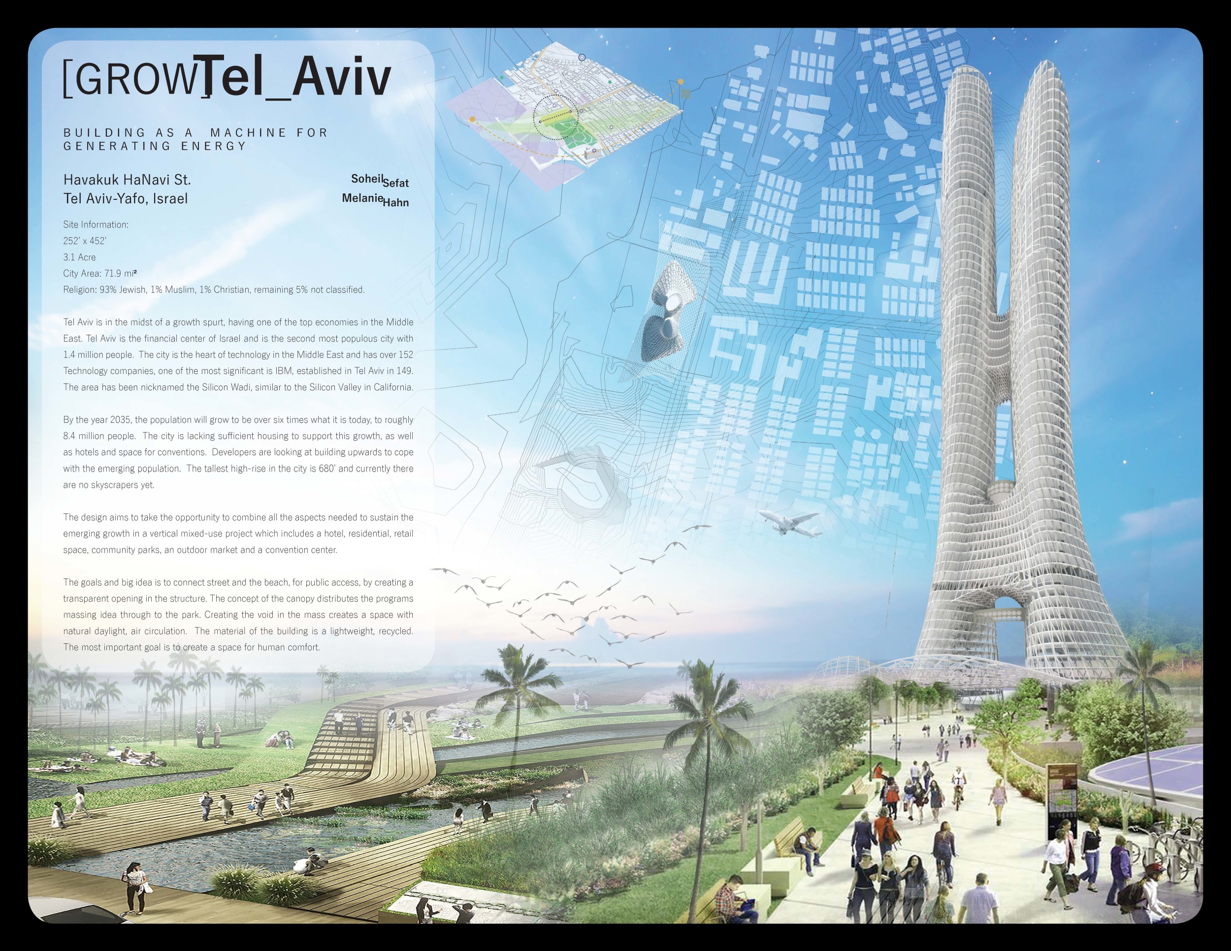 Architecture project // Canopy-Integrated Towers Featuring Photovoltaic ...