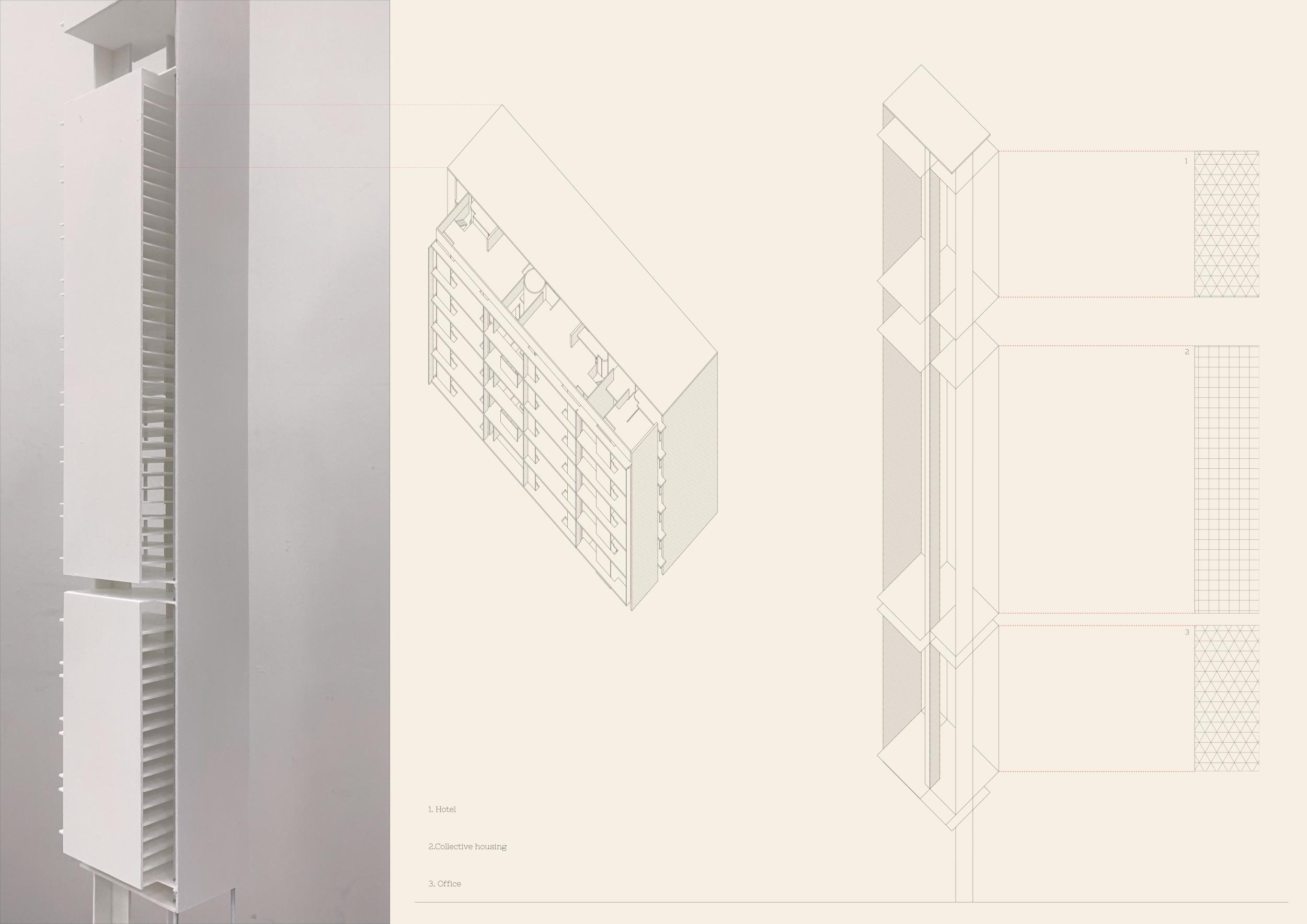Architecture project // Floating Vertical Community Along the Han River
