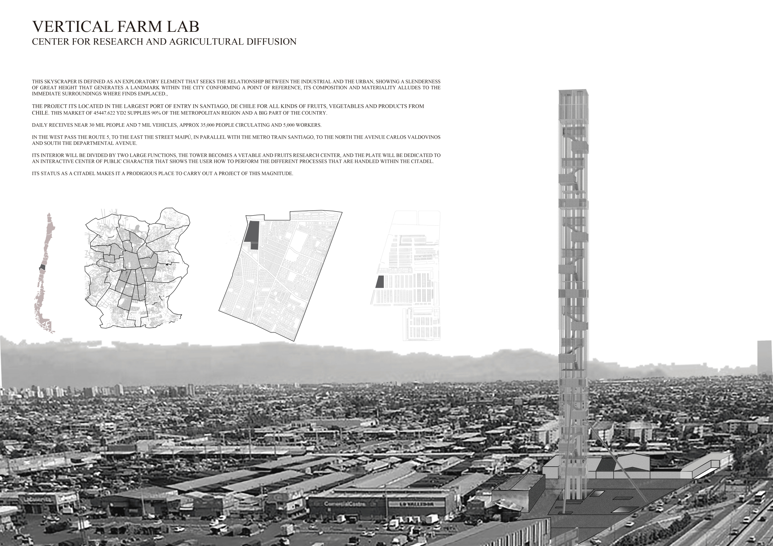 Architecture project // Vertical Farming Center Integrating Community ...