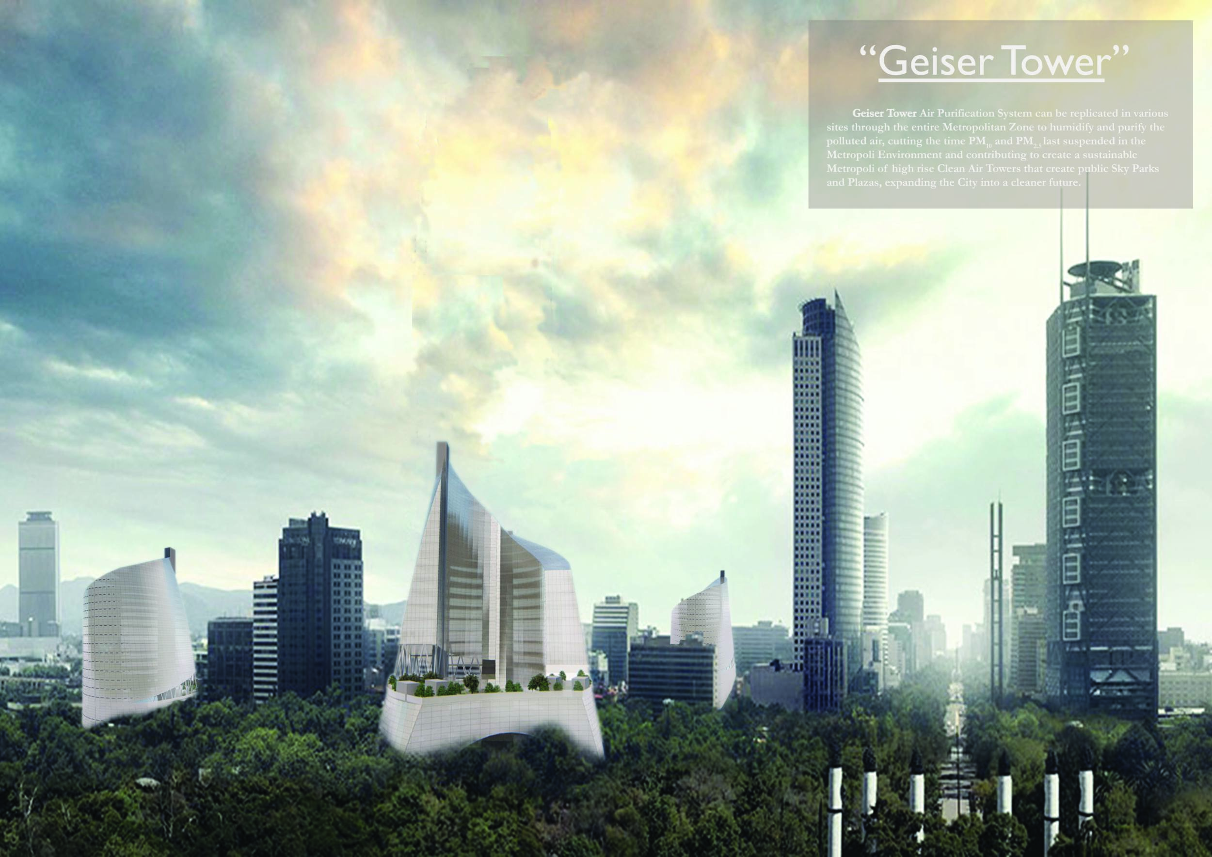Architecture project // Purifying Air Through Water Vapor in a ...