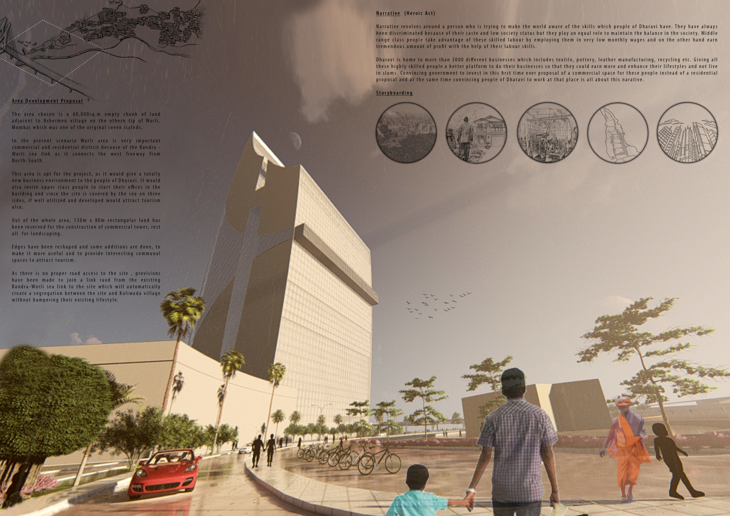 Architecture project // Community Tower with Observation Deck ...