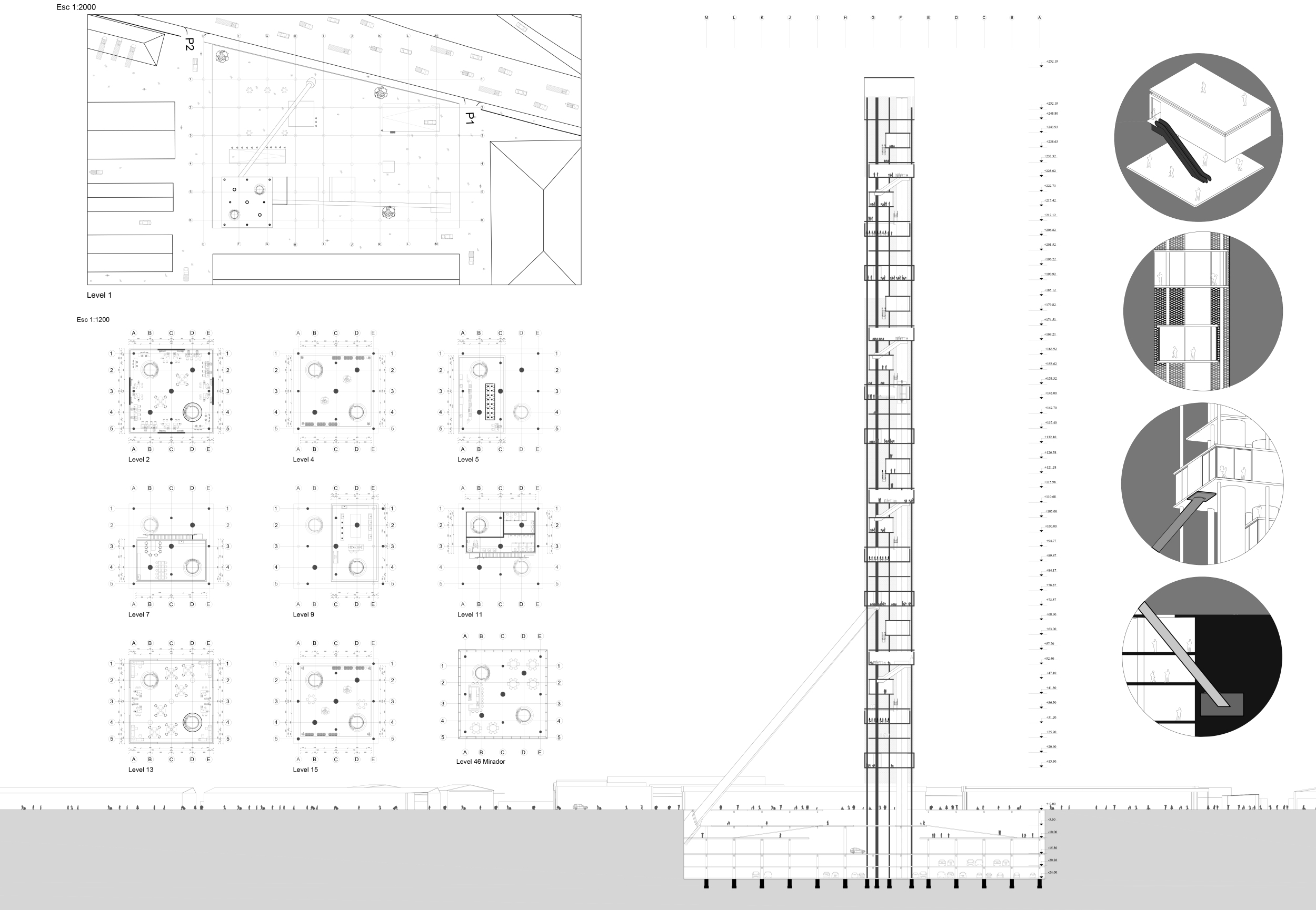 Architecture project // Vertical Farming Center Integrating Community ...