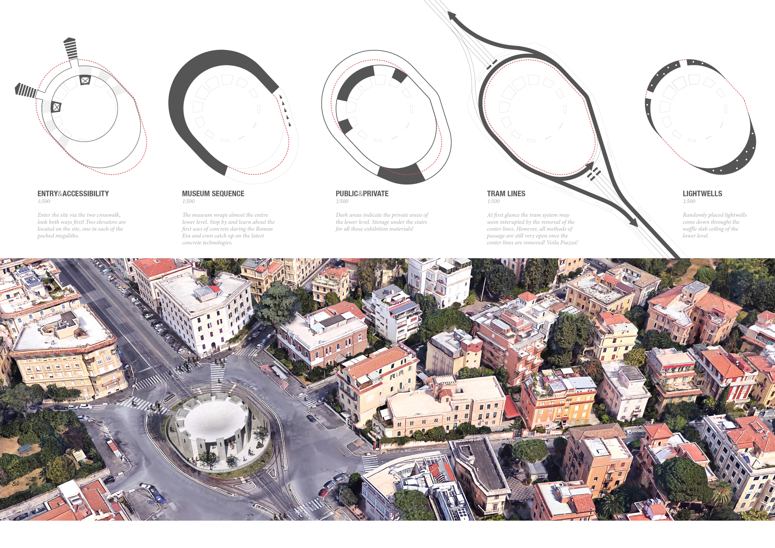 Architecture project // Megalithic Concrete Structure with Integrative ...