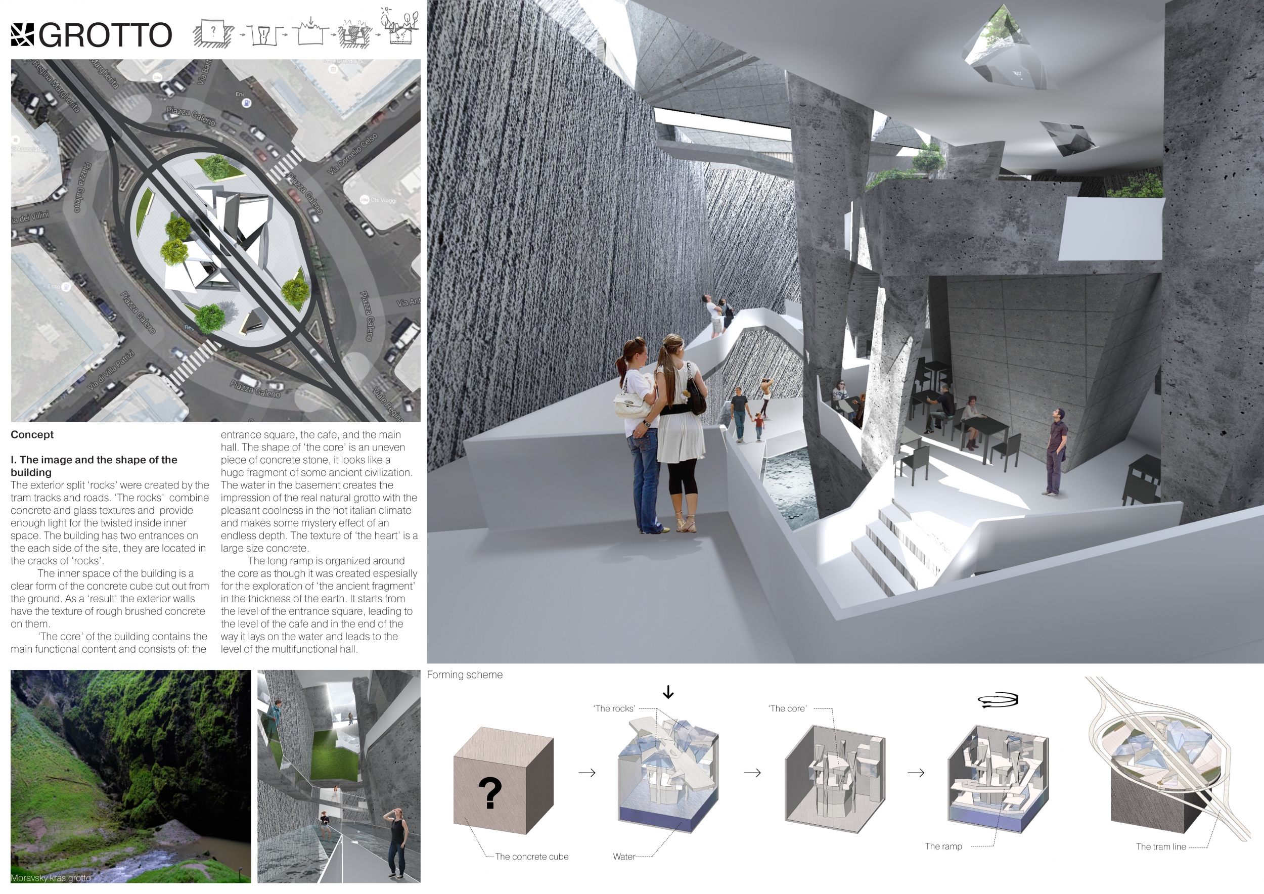 Architecture project // Asymmetrical Forms Enhanced by Textured ...