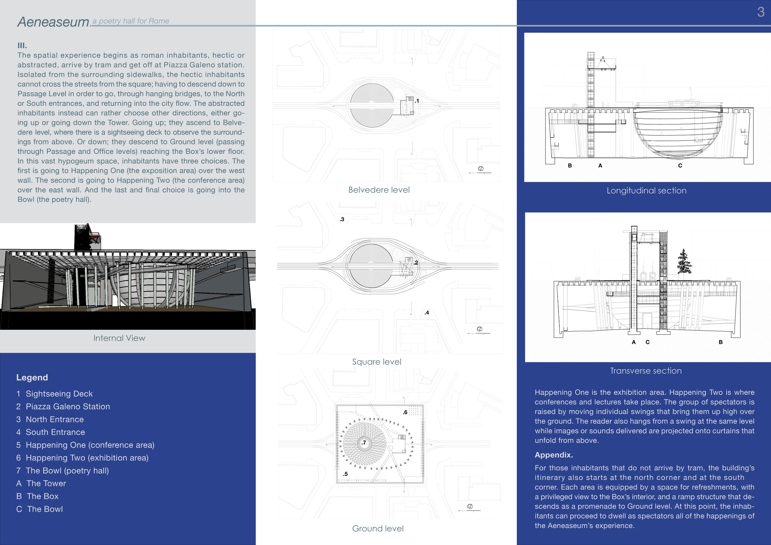 Architecture project // Amphitheater Constructed with Concrete and ...