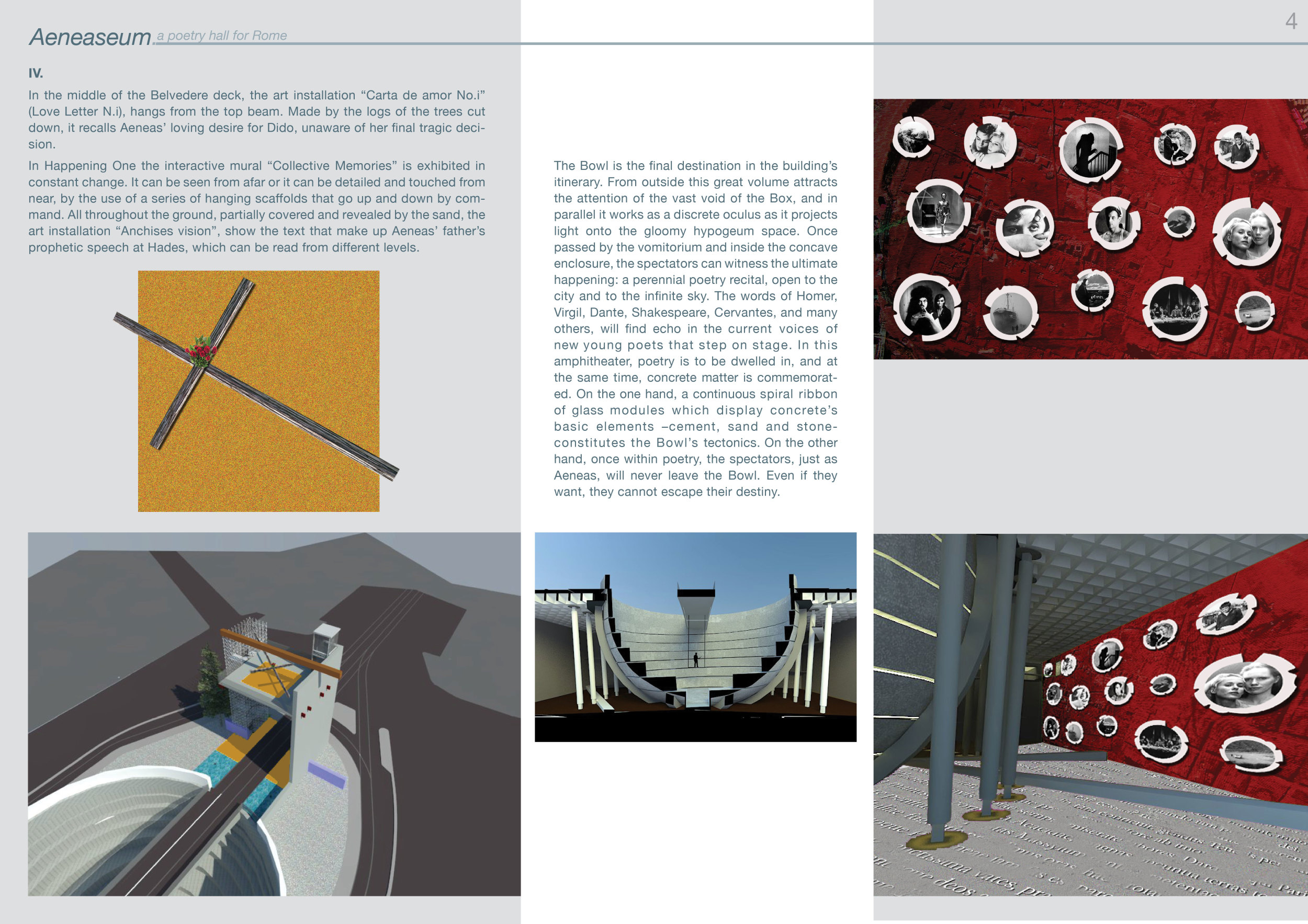 Architecture project // Amphitheater Constructed with Concrete and ...