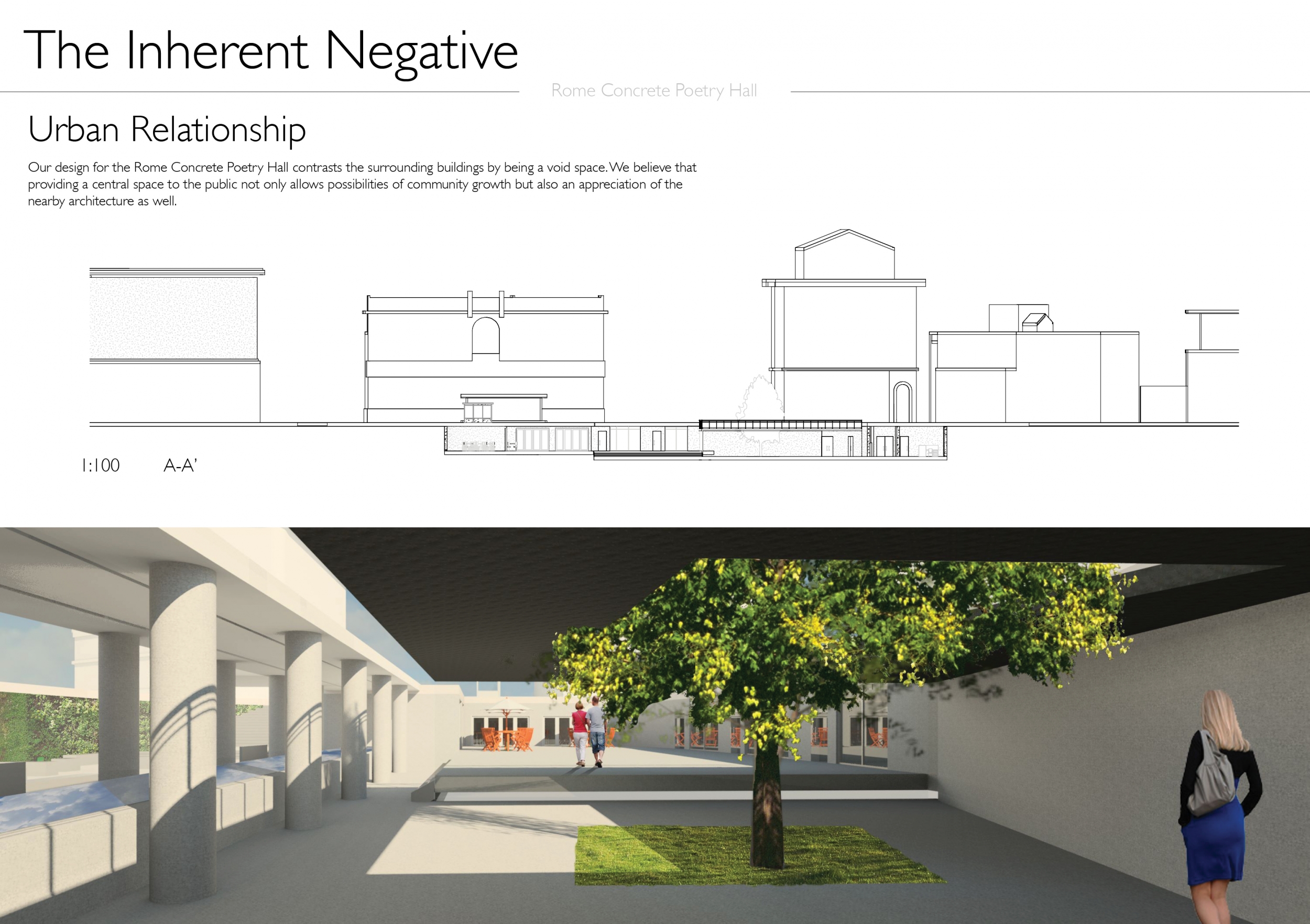 Architecture project // Exploring Seeded Concrete Voids Within a ...