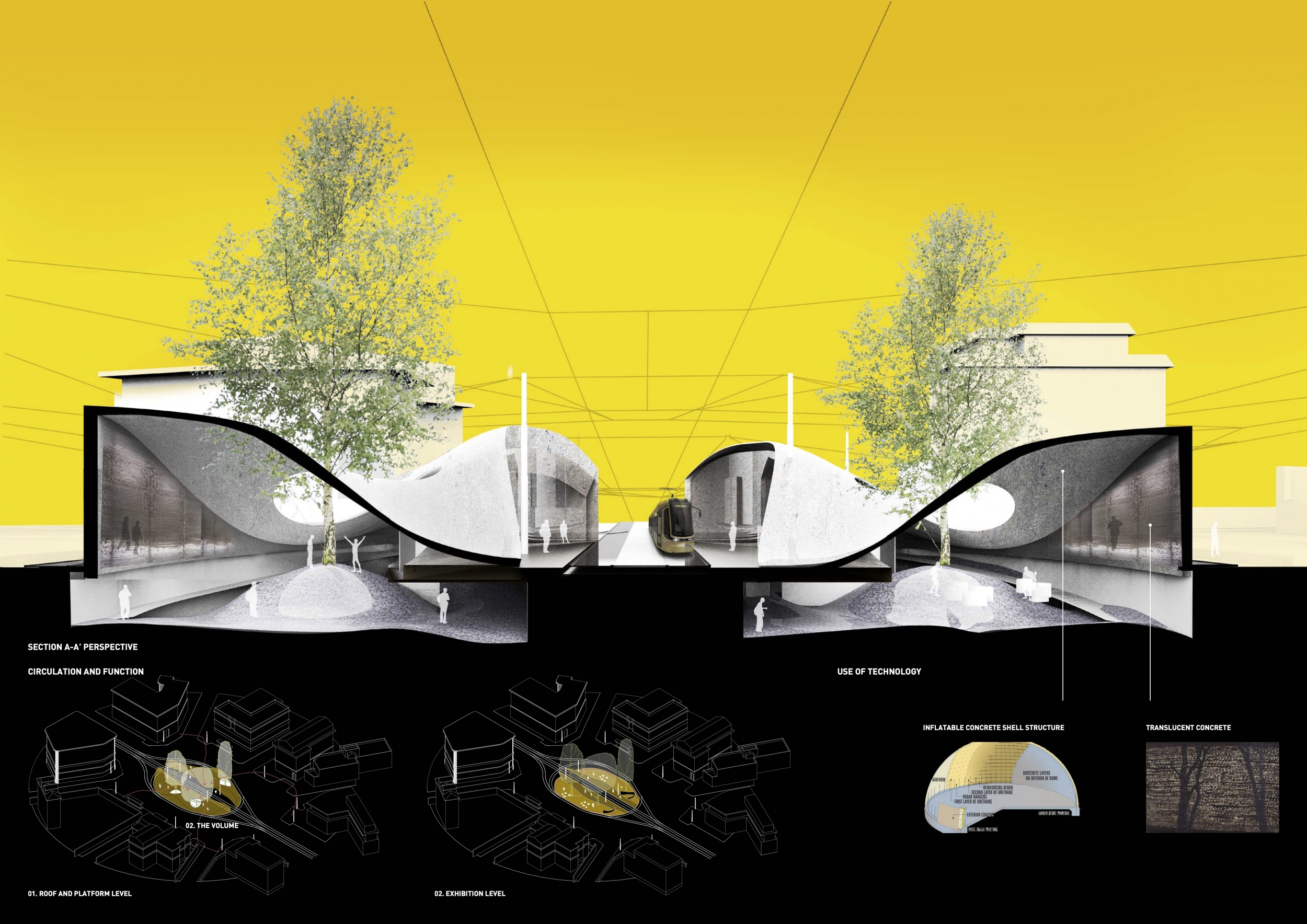 Architecture project // Flexible Inflatable Concrete Shells Melding ...