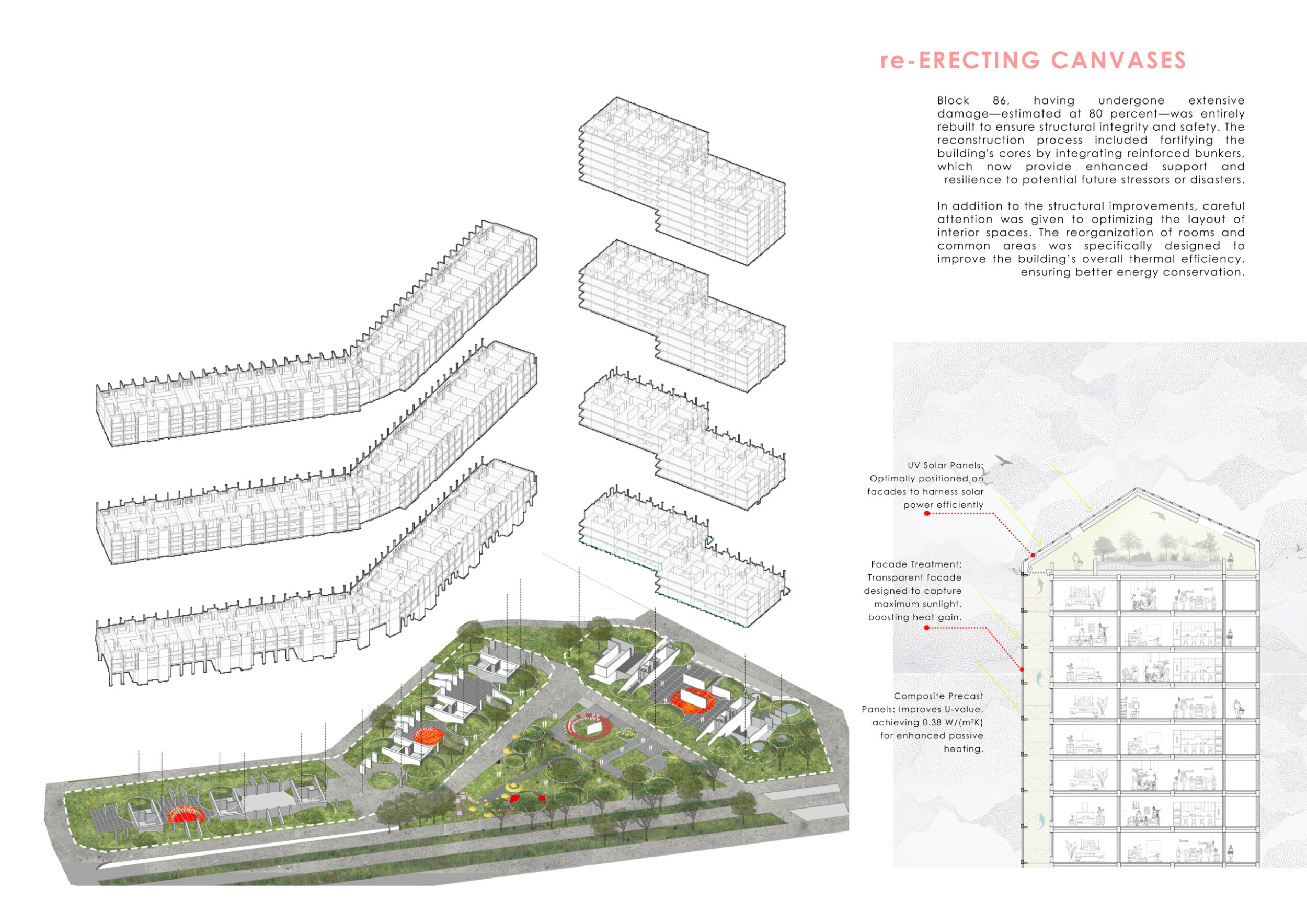 Architecture project // Bunkered Resilience with Precast Concrete ...