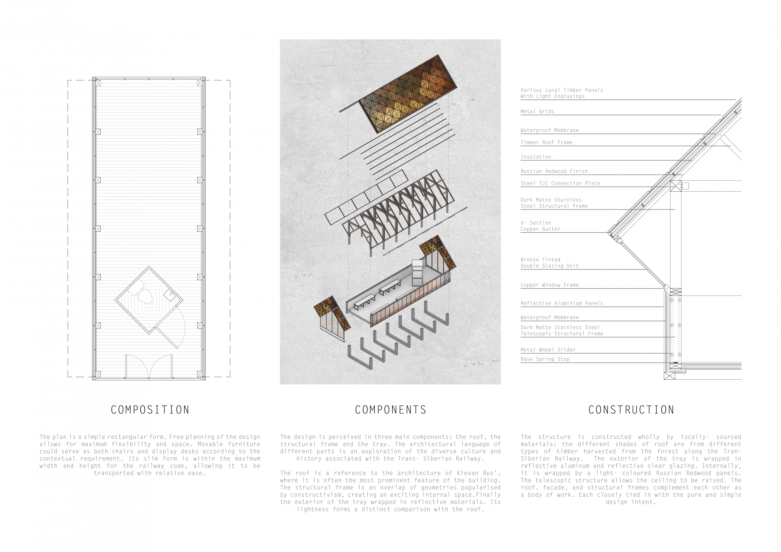 Architecture project // Telescopic Structure Featuring Cross-Laminated ...