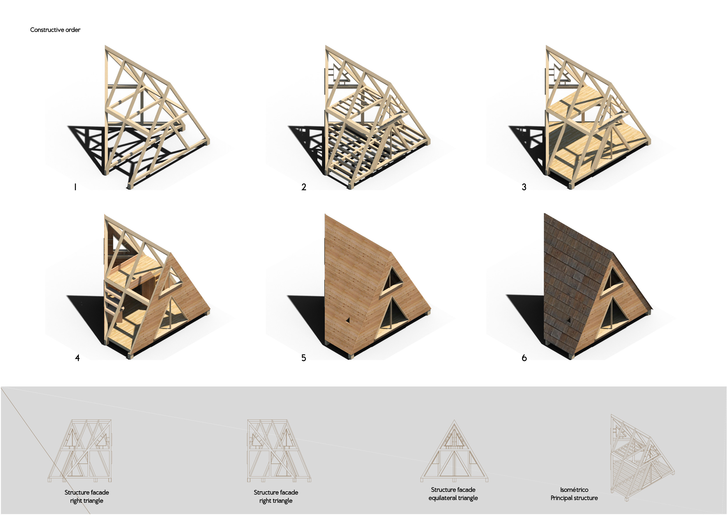 Architecture project // Triangular Geometry in Sustainable Timber ...
