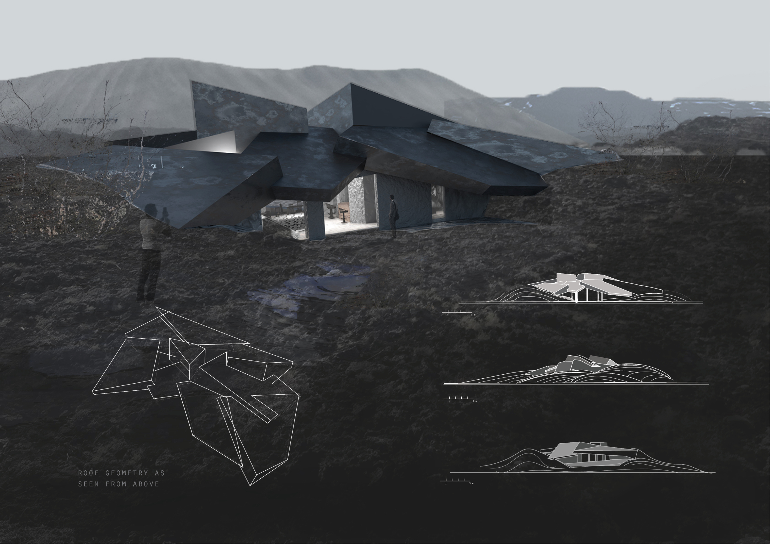 Architecture project // Geometry of White Spaces Within a Site-Specific ...