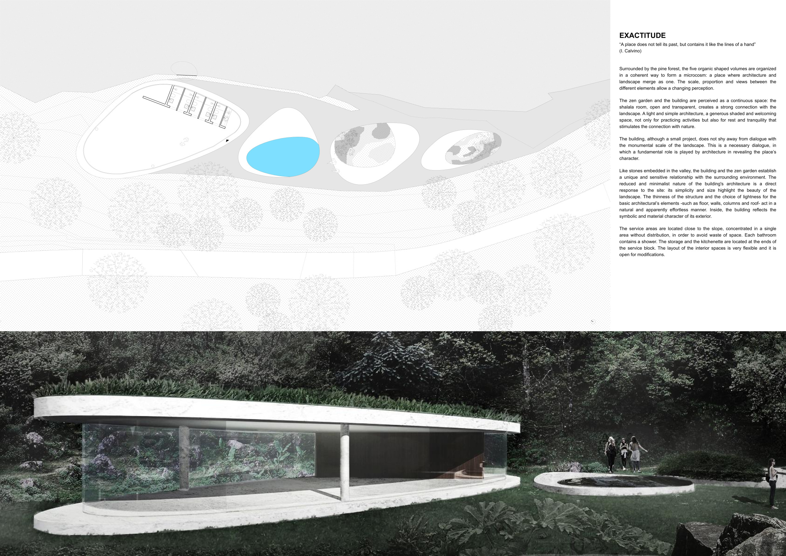 Architecture project // Recessed Glass Facade Featuring Sinuous Shapes ...