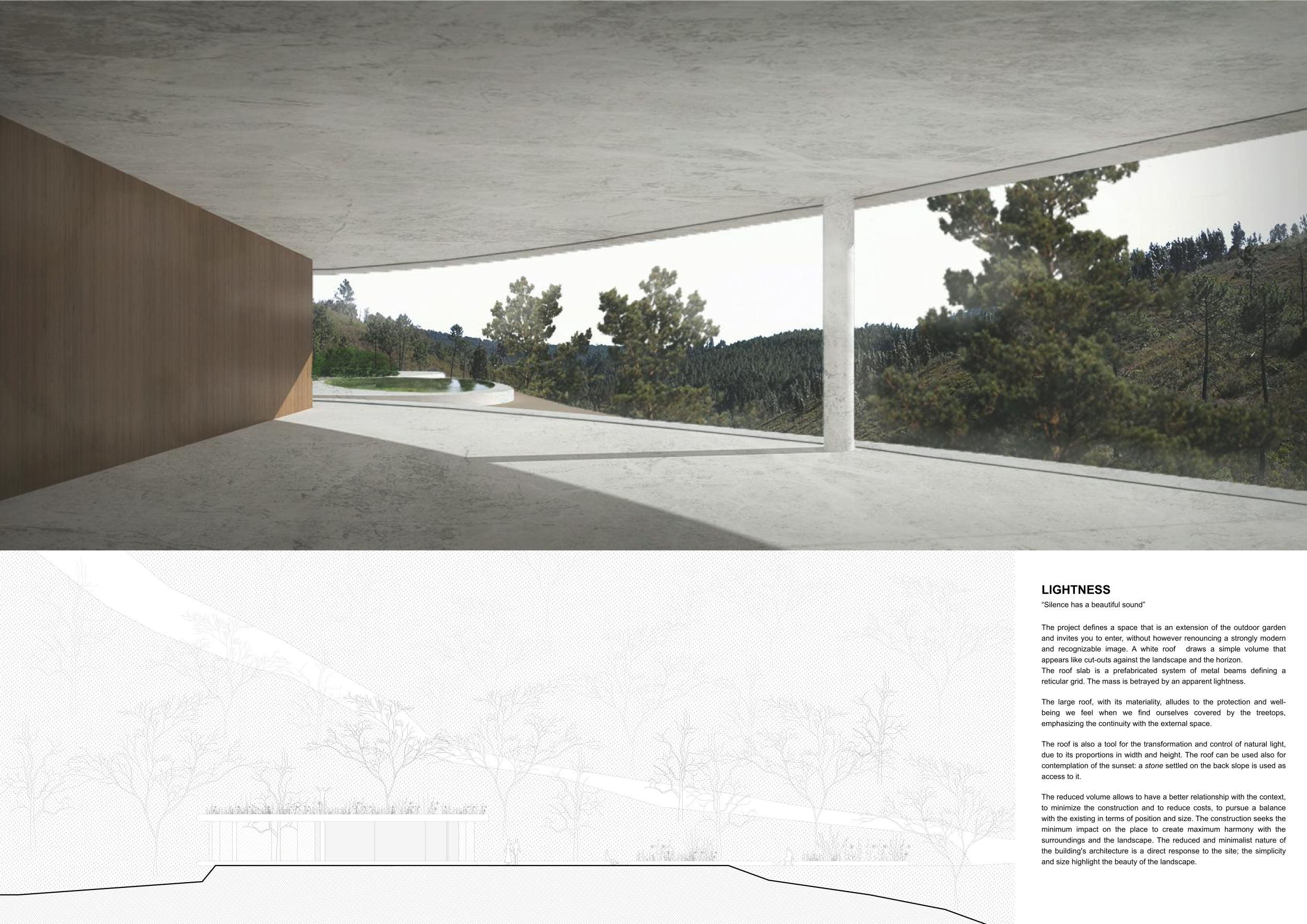 Architecture project // Recessed Glass Facade Featuring Sinuous Shapes ...