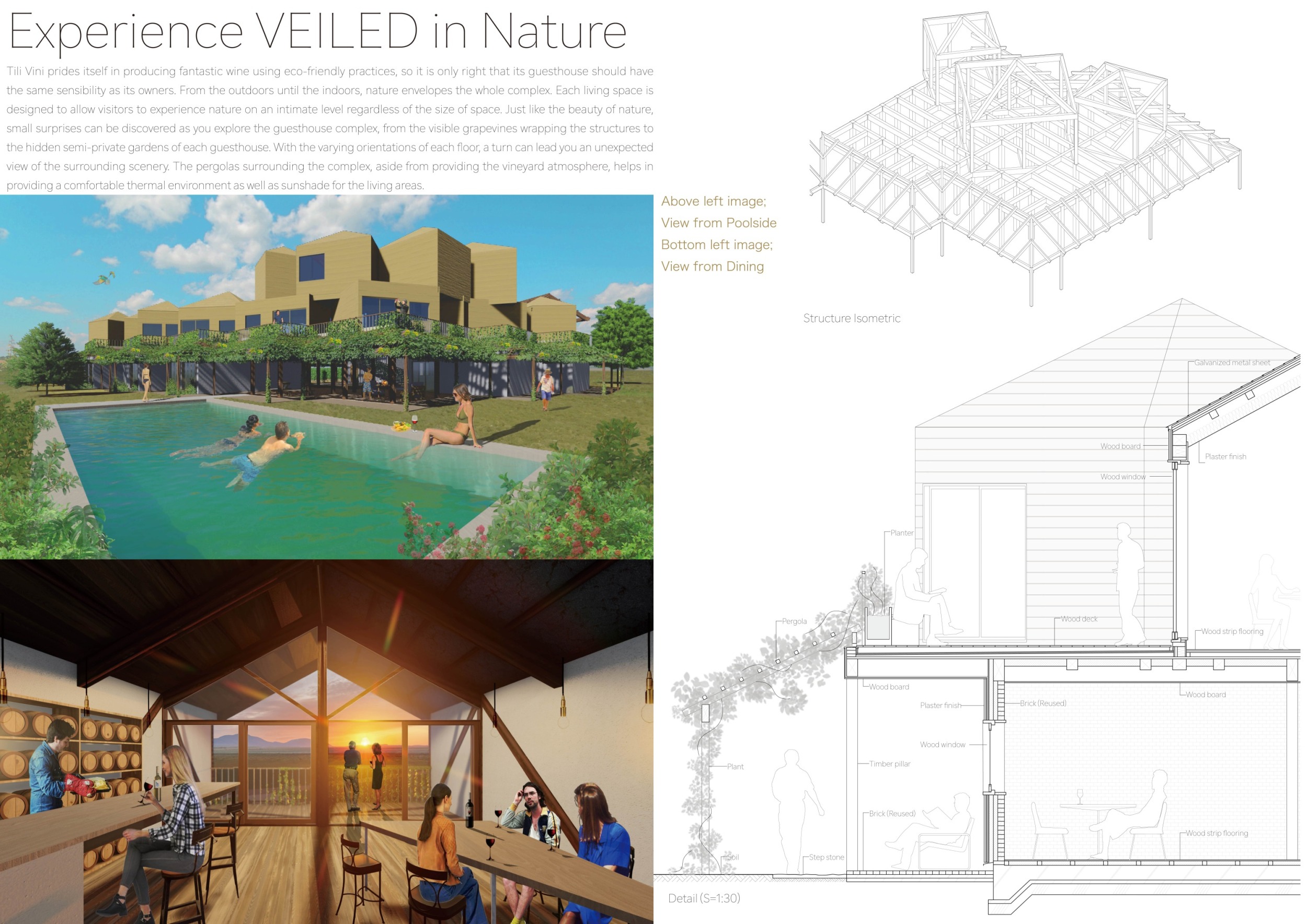 Architecture project // Reclaimed Bricks and Timber Structures ...
