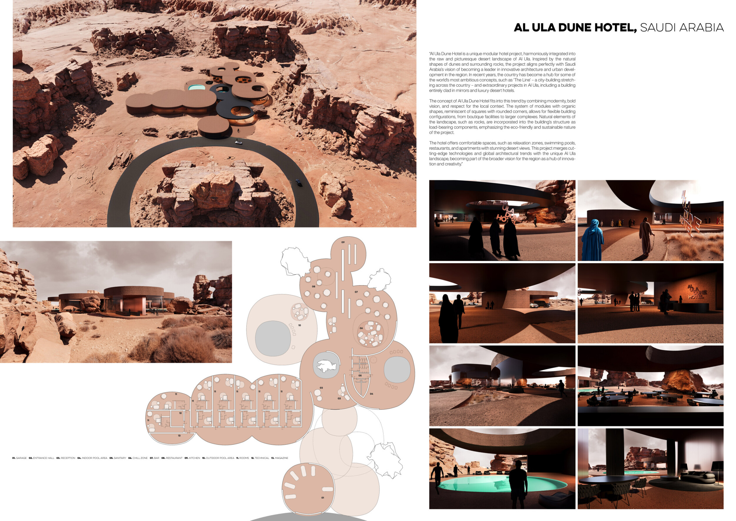 Architecture project // Circular Forms of Cast Concrete and Glass ...