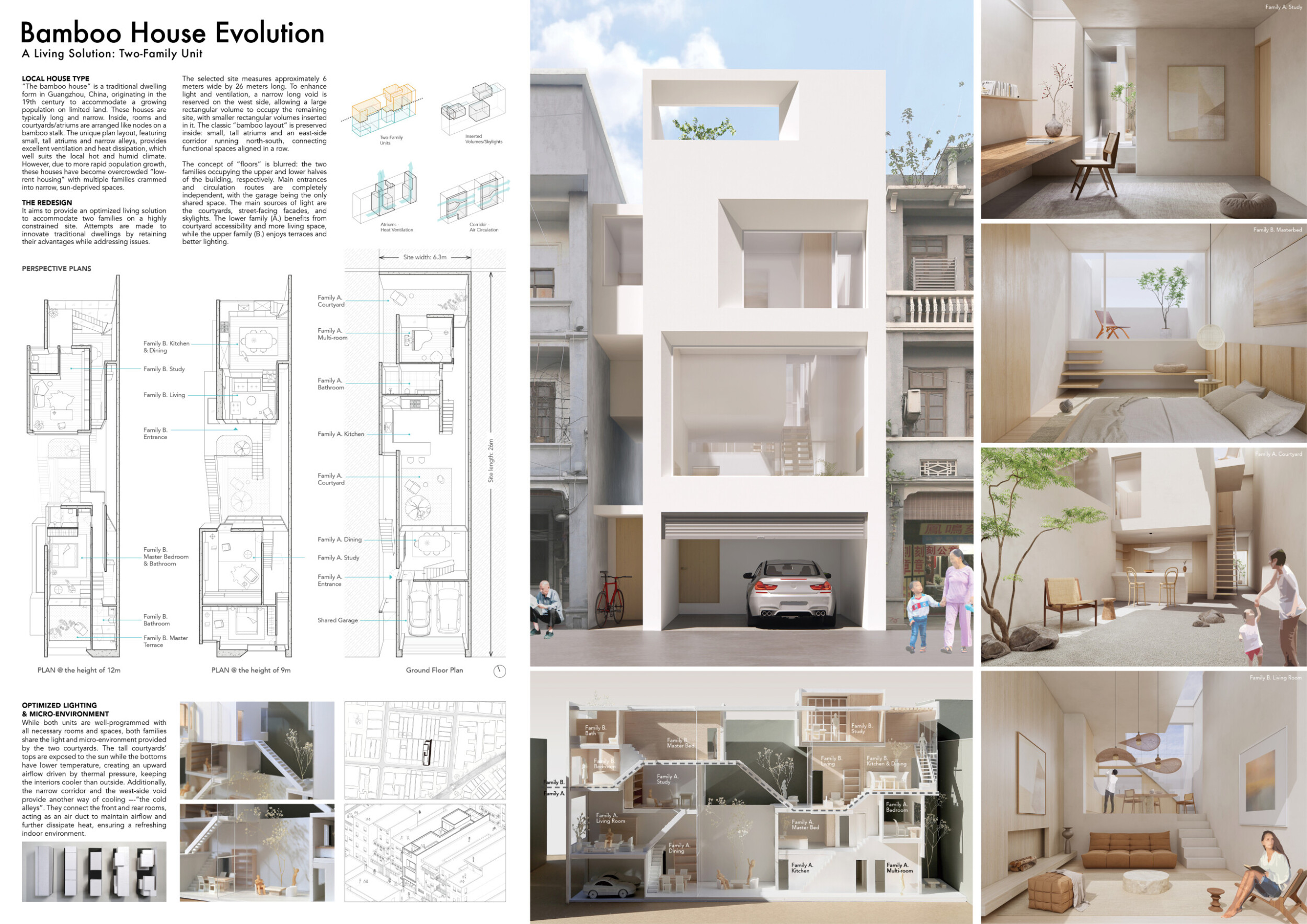 Architecture project // Bamboo Framework Enhances Dual Family Living ...