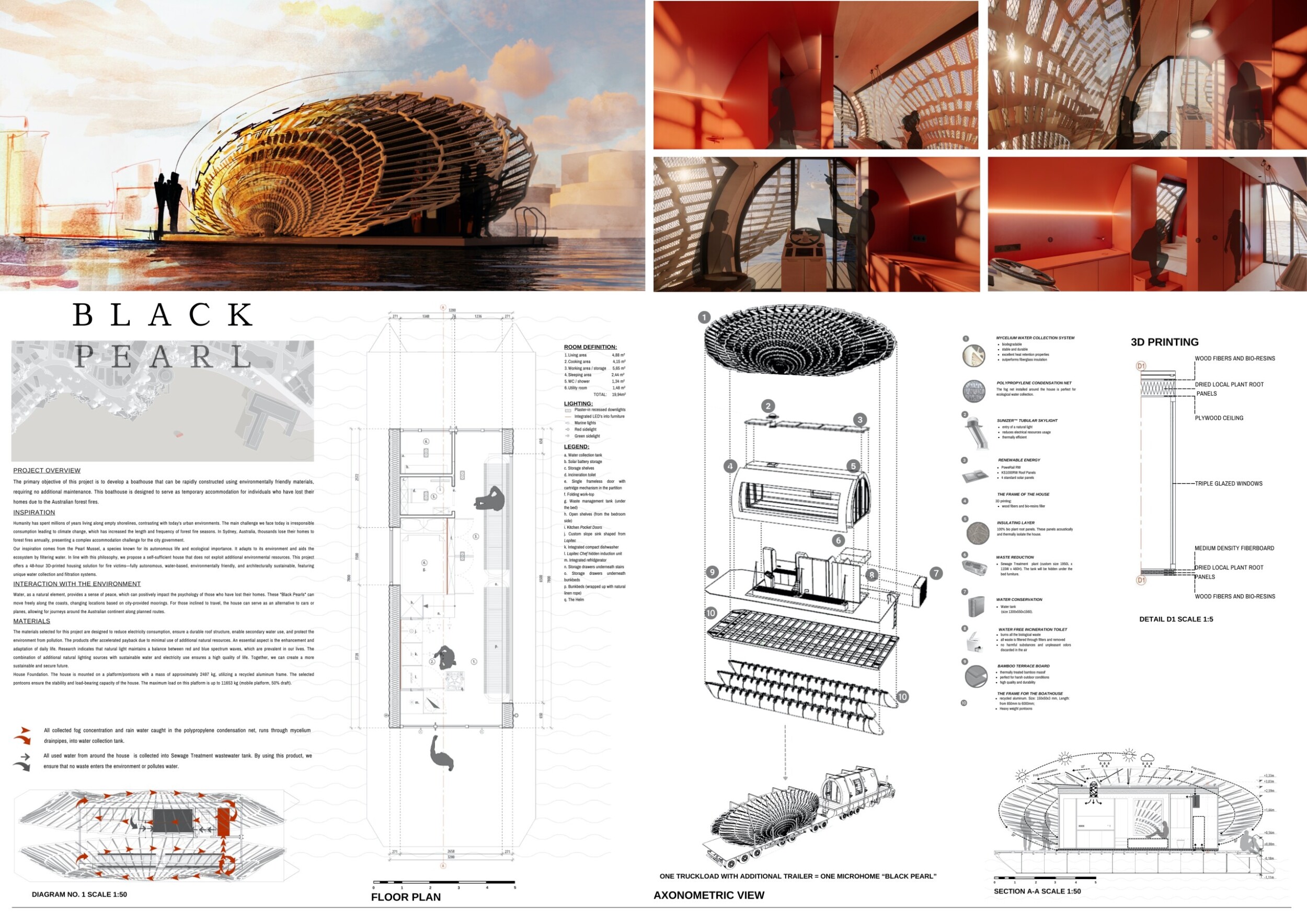 Architecture project // Organic Seashell Form Constructed with Bio ...