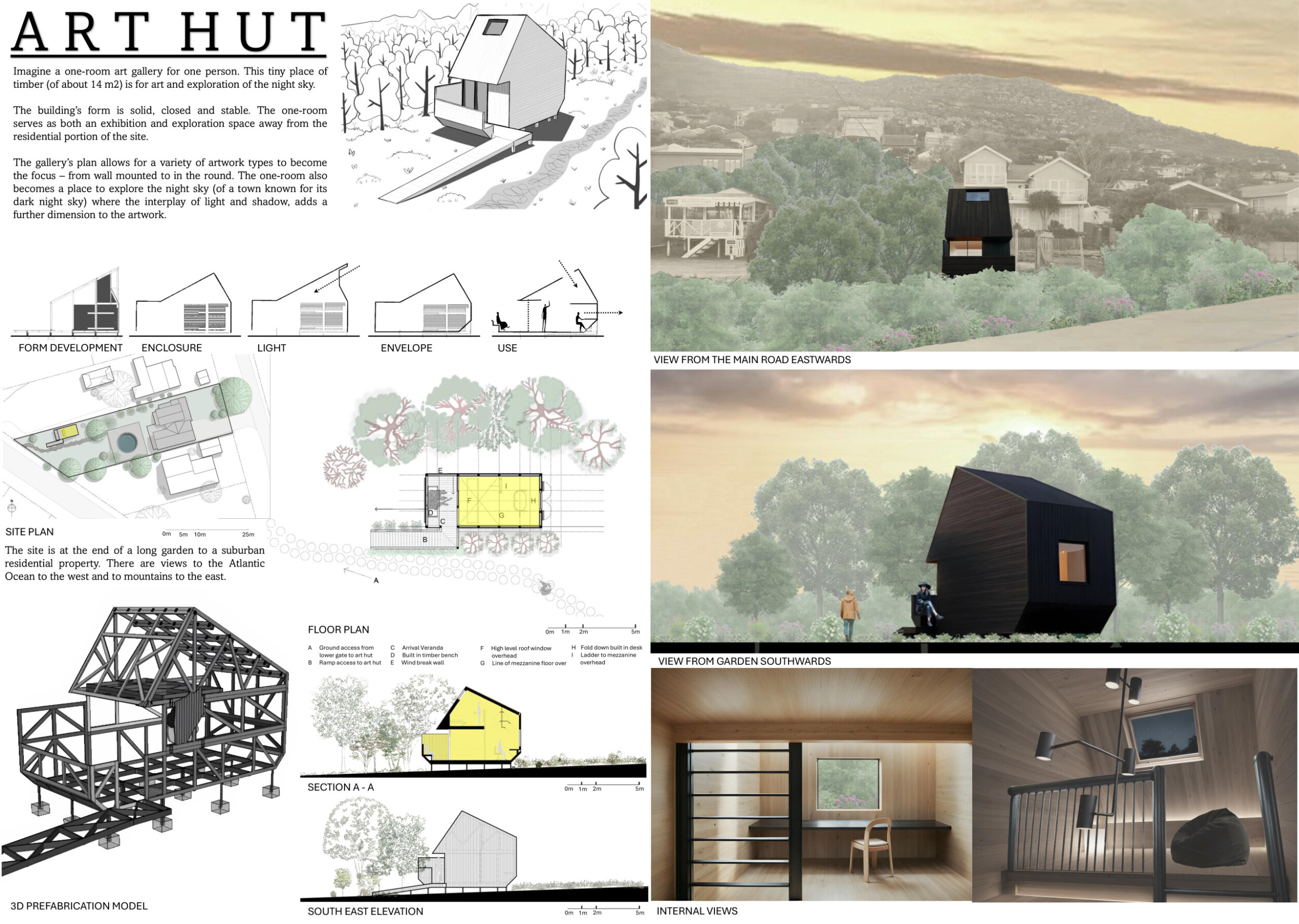Architecture project // Celestial Observation Pavilion Crafted from ...