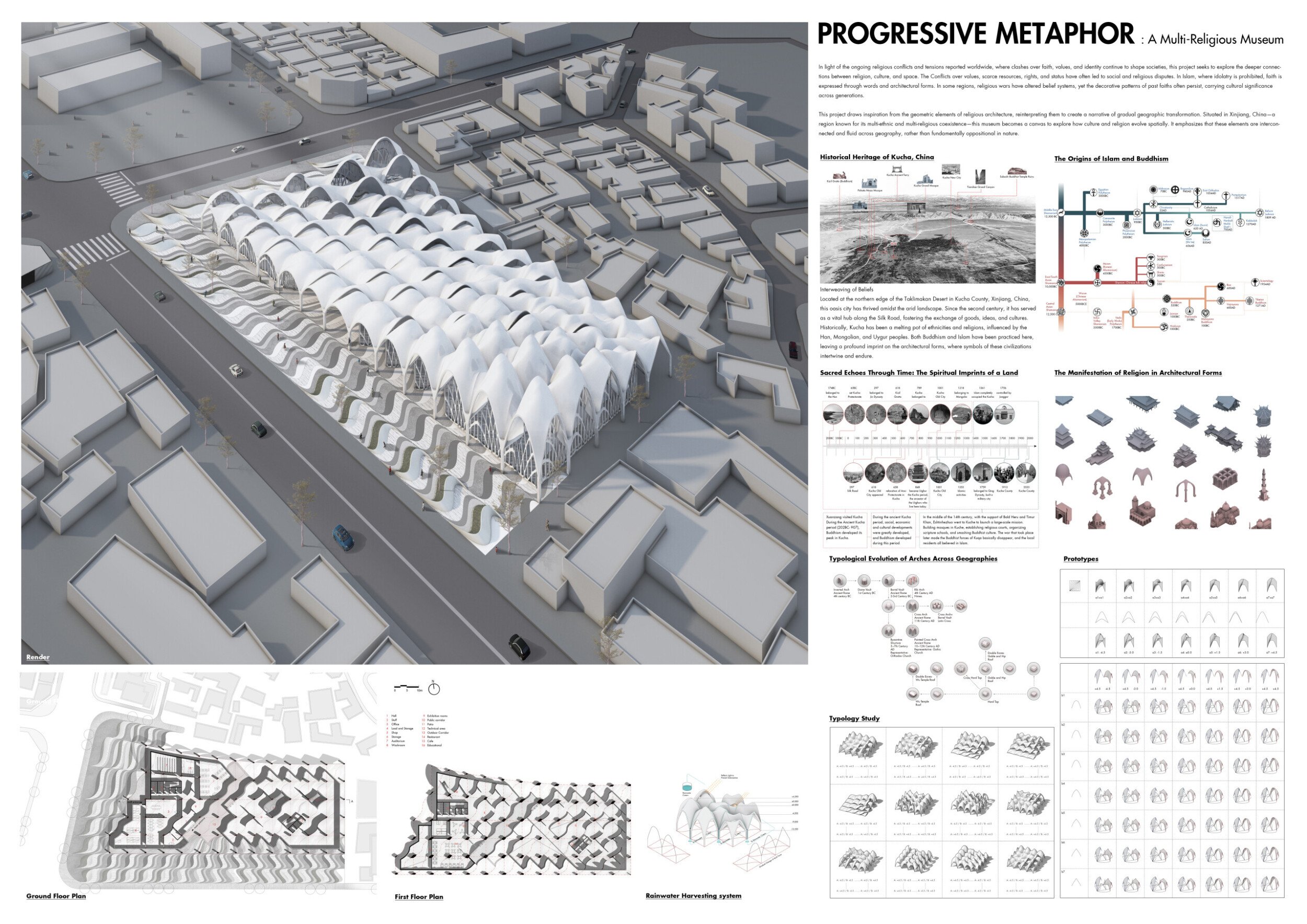 Architecture project // Translucent Etfe Roof and Natural Stone Facade ...