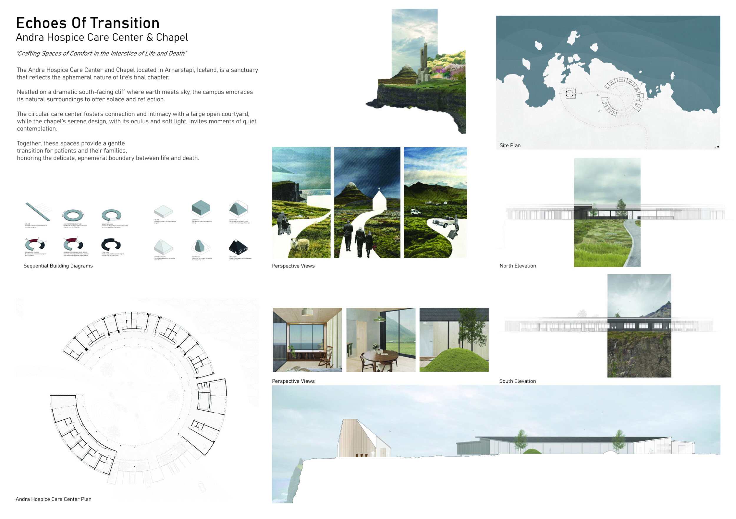 Architecture project // Circular Sanctuary Crafted with Icelandic Stone ...